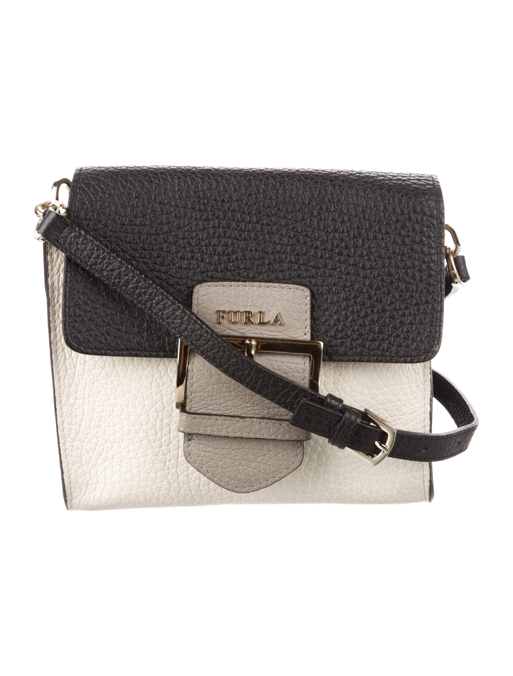 Furla Small Leather Crossbody Bag - White Crossbody Bags, Handbags ...