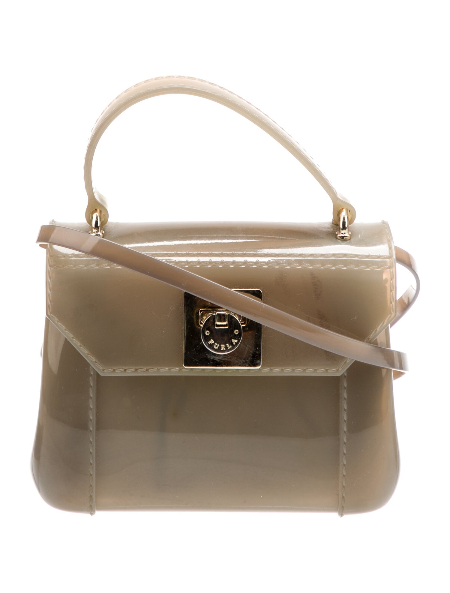 Furla Rubber Shoulder Bag - Green Shoulder Bags, Handbags - WFU36901 ...