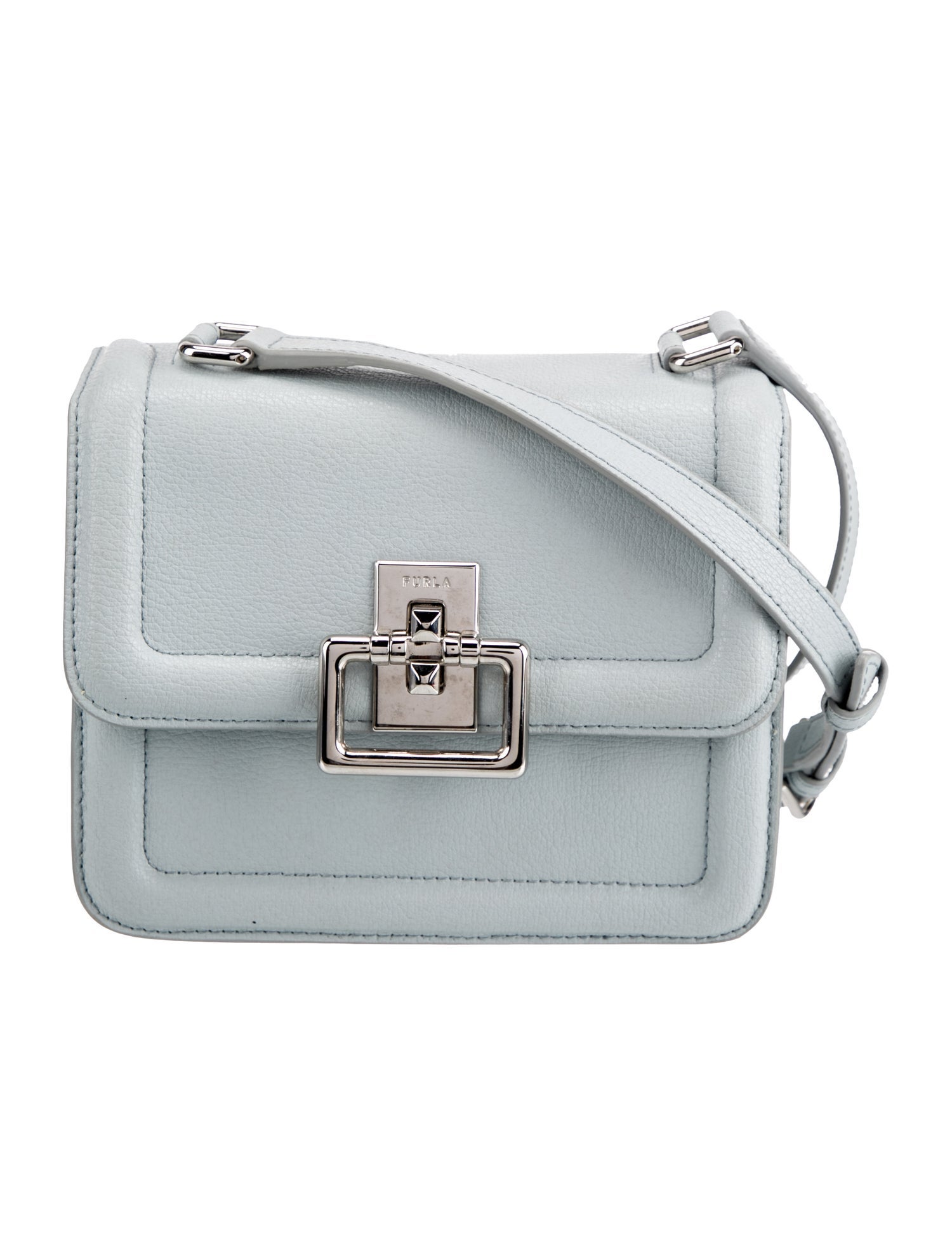 Furla Leather Crossbody Bag - Blue Crossbody Bags, Handbags - WFU37925 ...