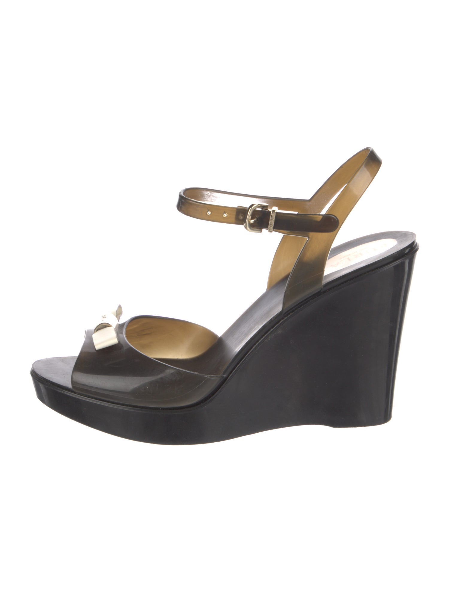 Furla Vintage Rubber Sandals - Black Sandals, Shoes - WFU38722 | The ...