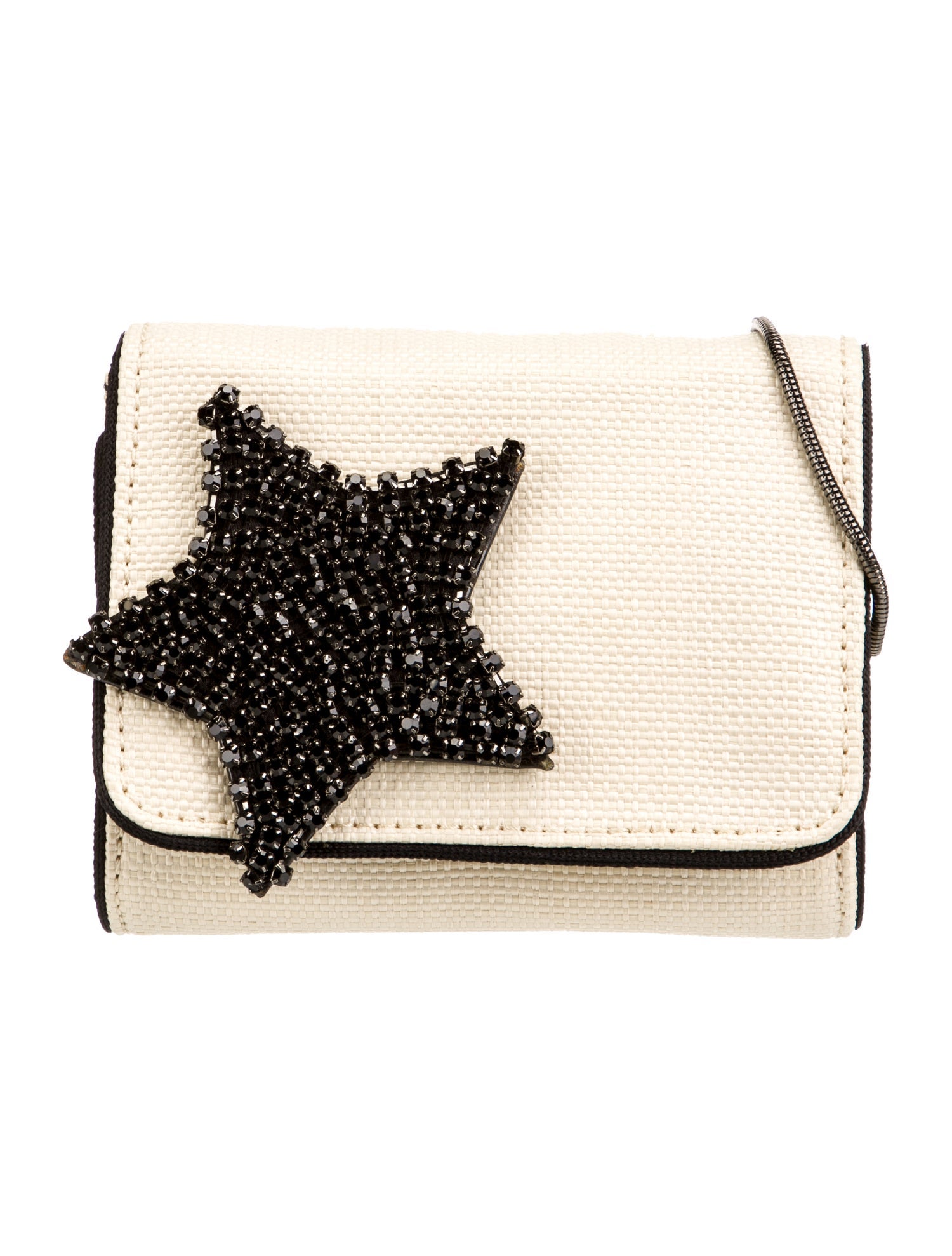 Felix Rey Rattan Minaudière - Neutrals Crossbody Bags, Handbags ...