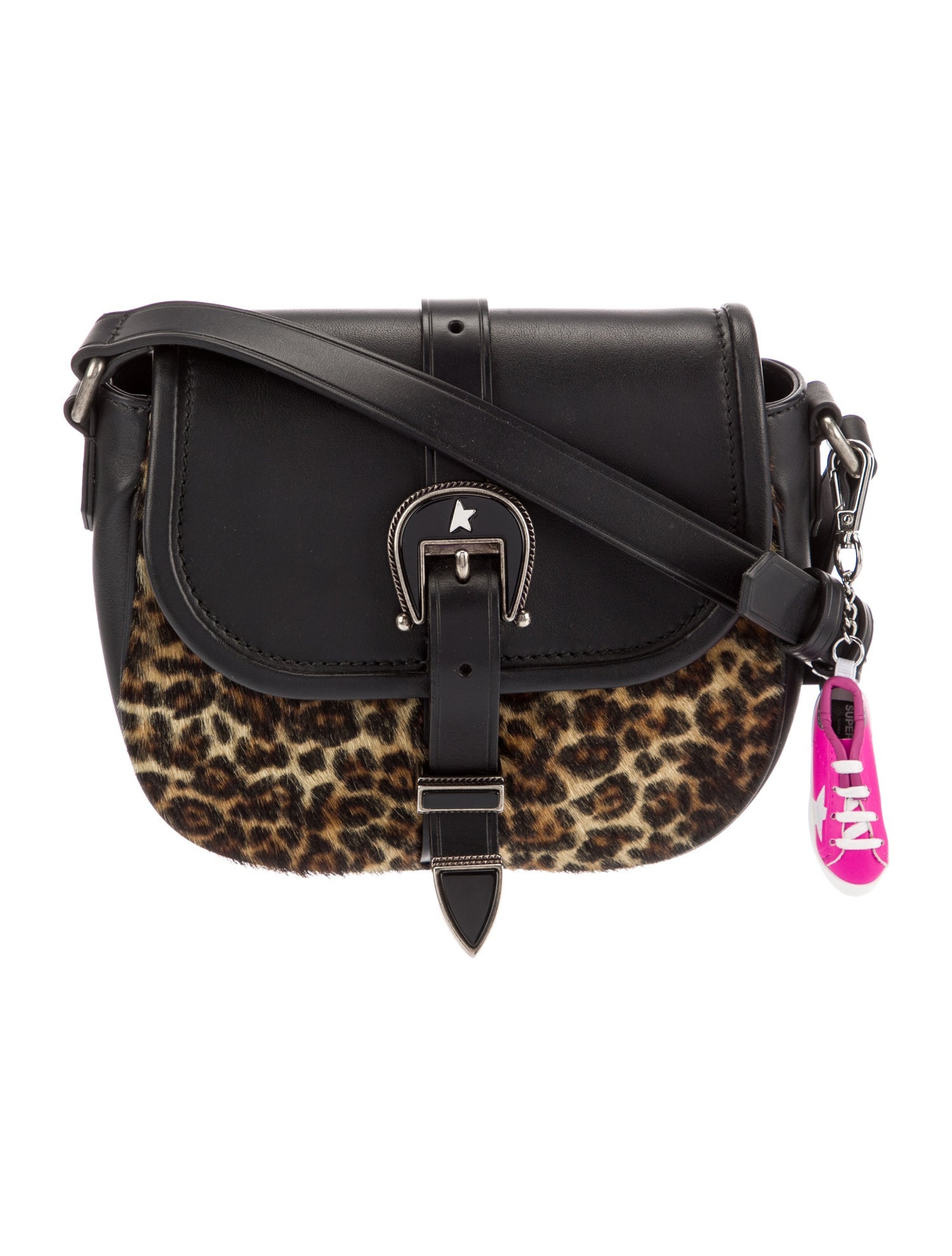 Golden Goose Ponyhair Crossbody Bag - Black Crossbody Bags, Handbags ...