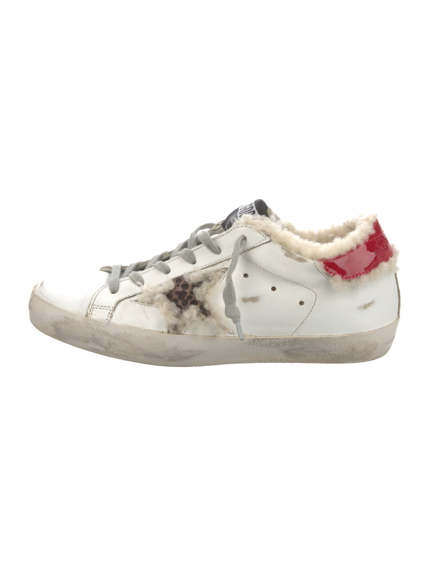 Golden Goose Leather Animal Print Sneakers - White Sneakers, Shoes ...