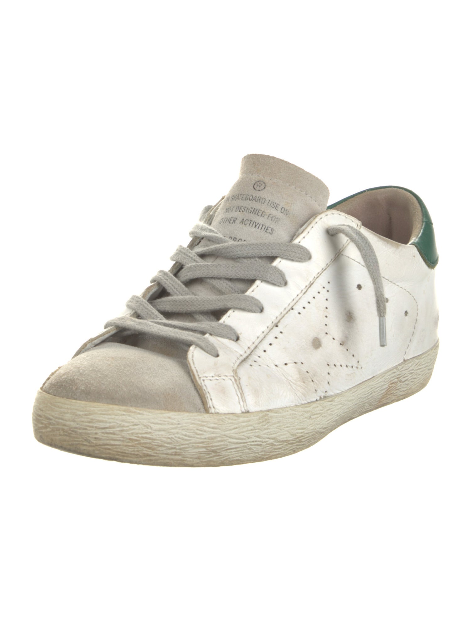 Golden Goose Suede Printed Sneakers - White Sneakers, Shoes - WG5113928 ...