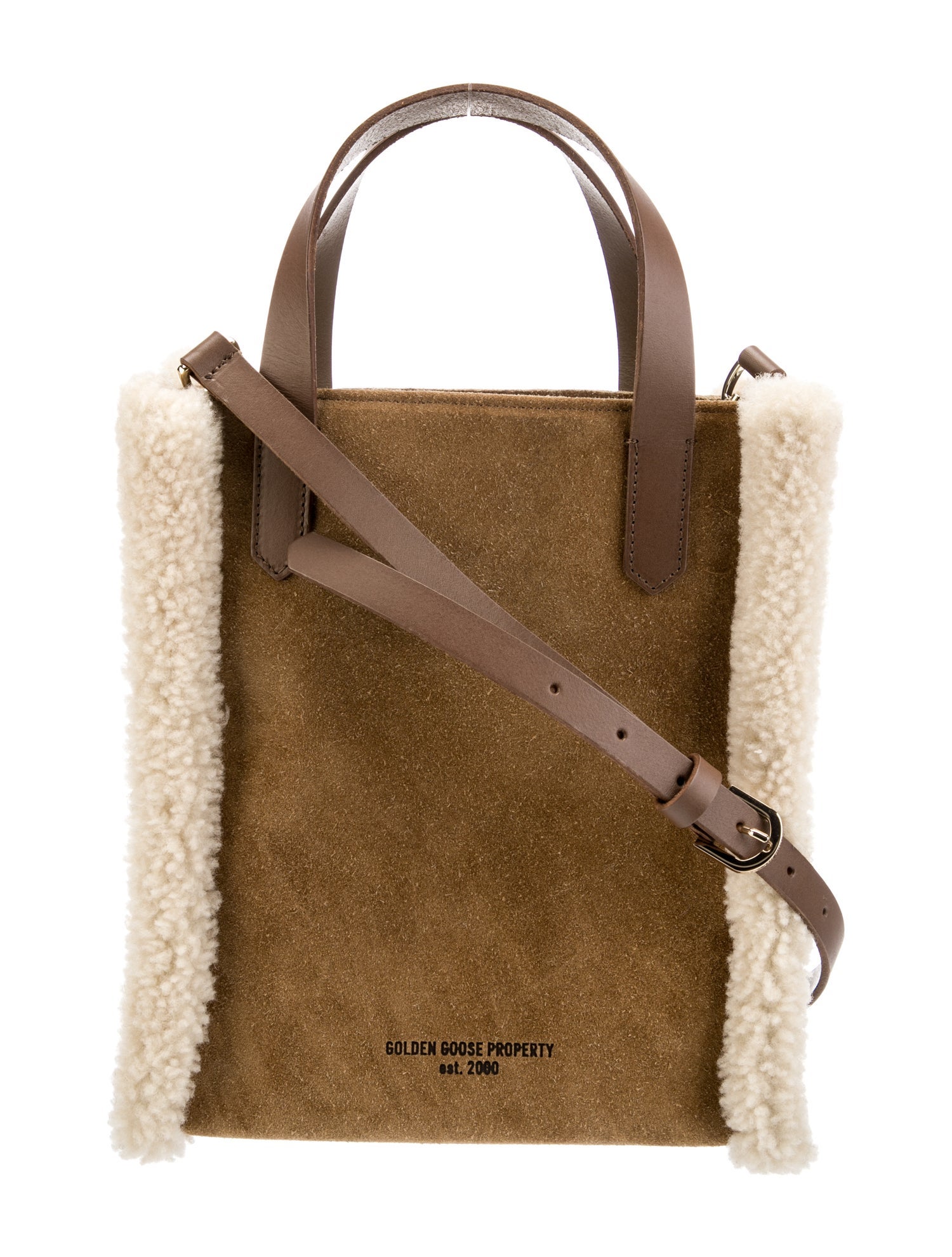 Golden Goose Suede Crossbody Bag - Brown Crossbody Bags, Handbags ...