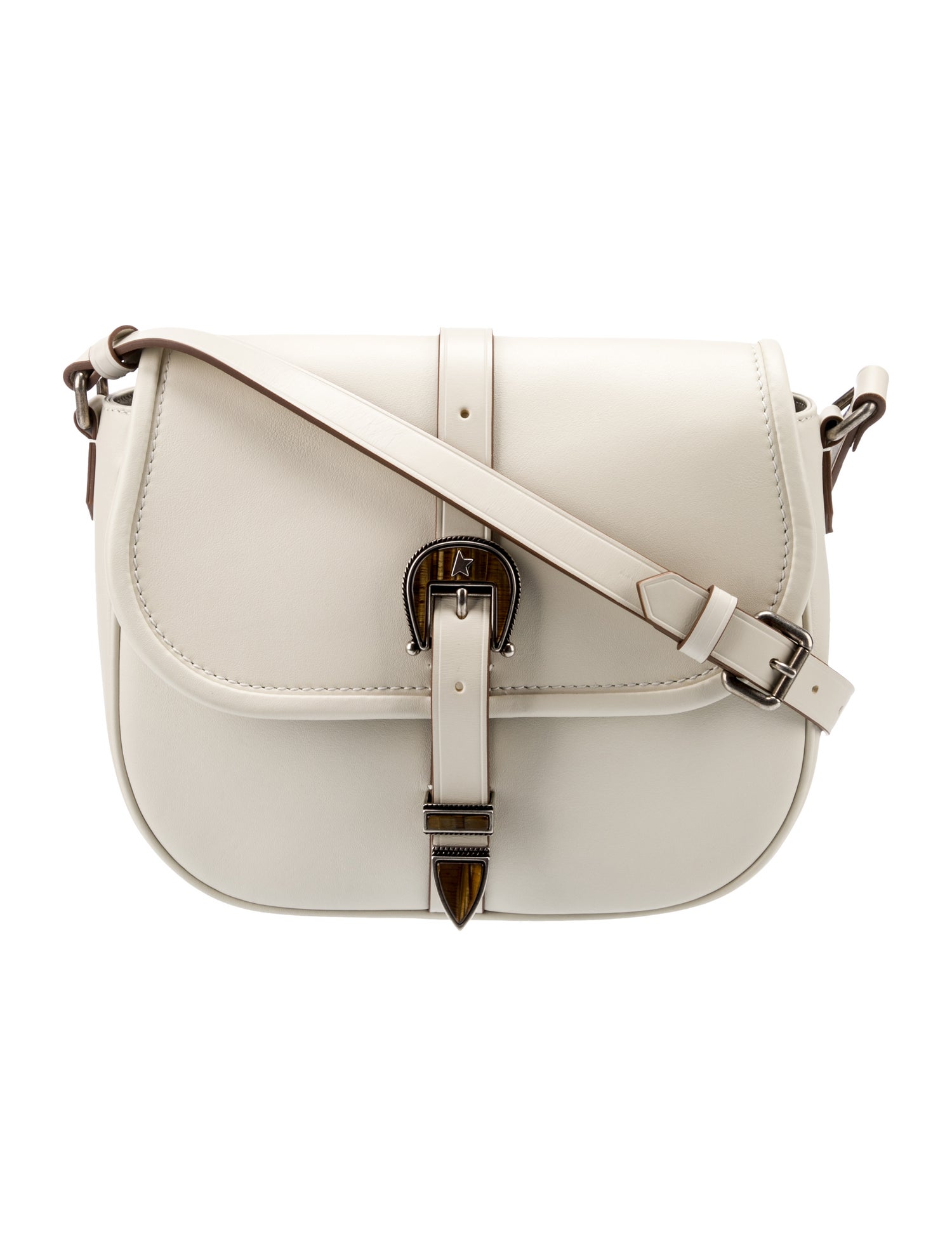 Golden Goose Leather Crossbody Bag - Neutrals Crossbody Bags, Handbags ...
