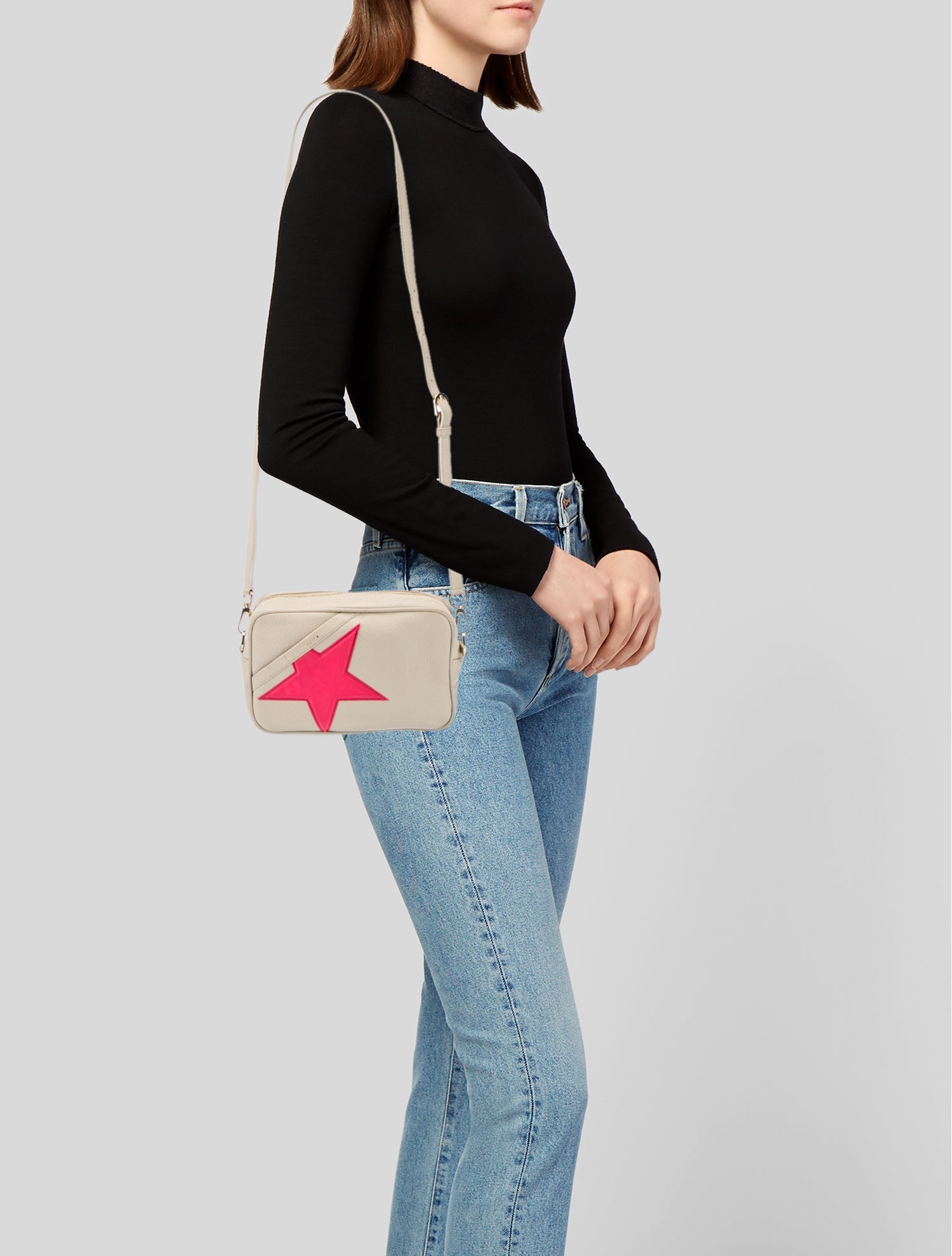 Golden Goose Leather Crossbody Bag - Neutrals Crossbody Bags, Handbags ...