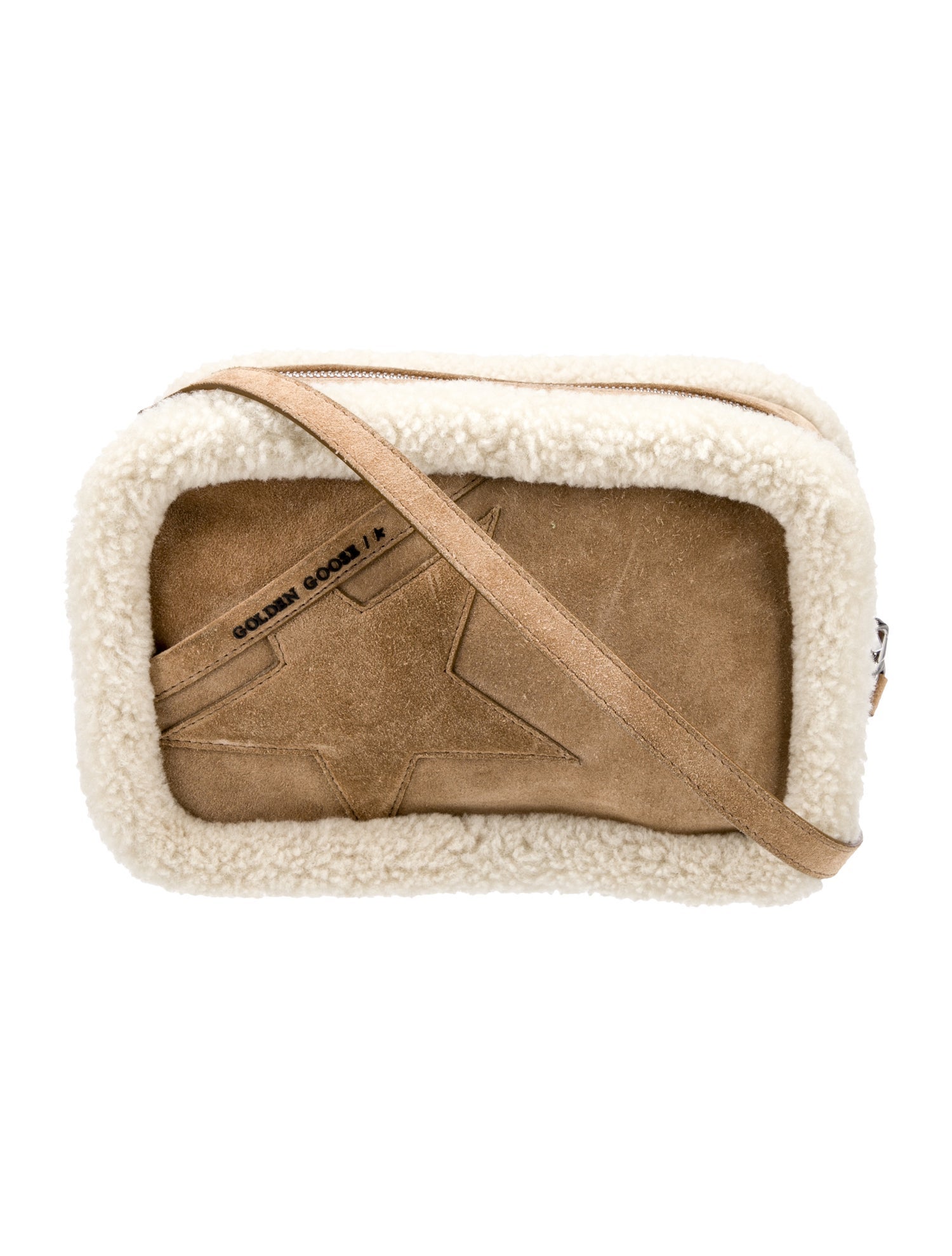 Golden Goose Suede Crossbody Bag - Neutrals Crossbody Bags, Handbags ...