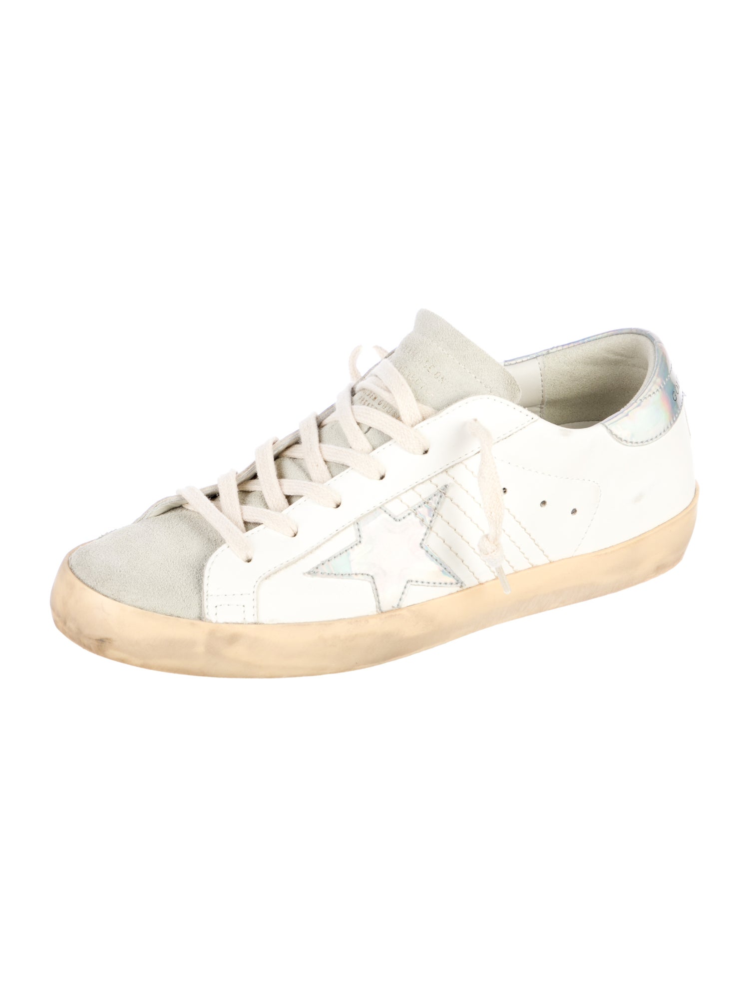 Golden Goose Leather Printed Sneakers - Neutrals Sneakers, Shoes ...