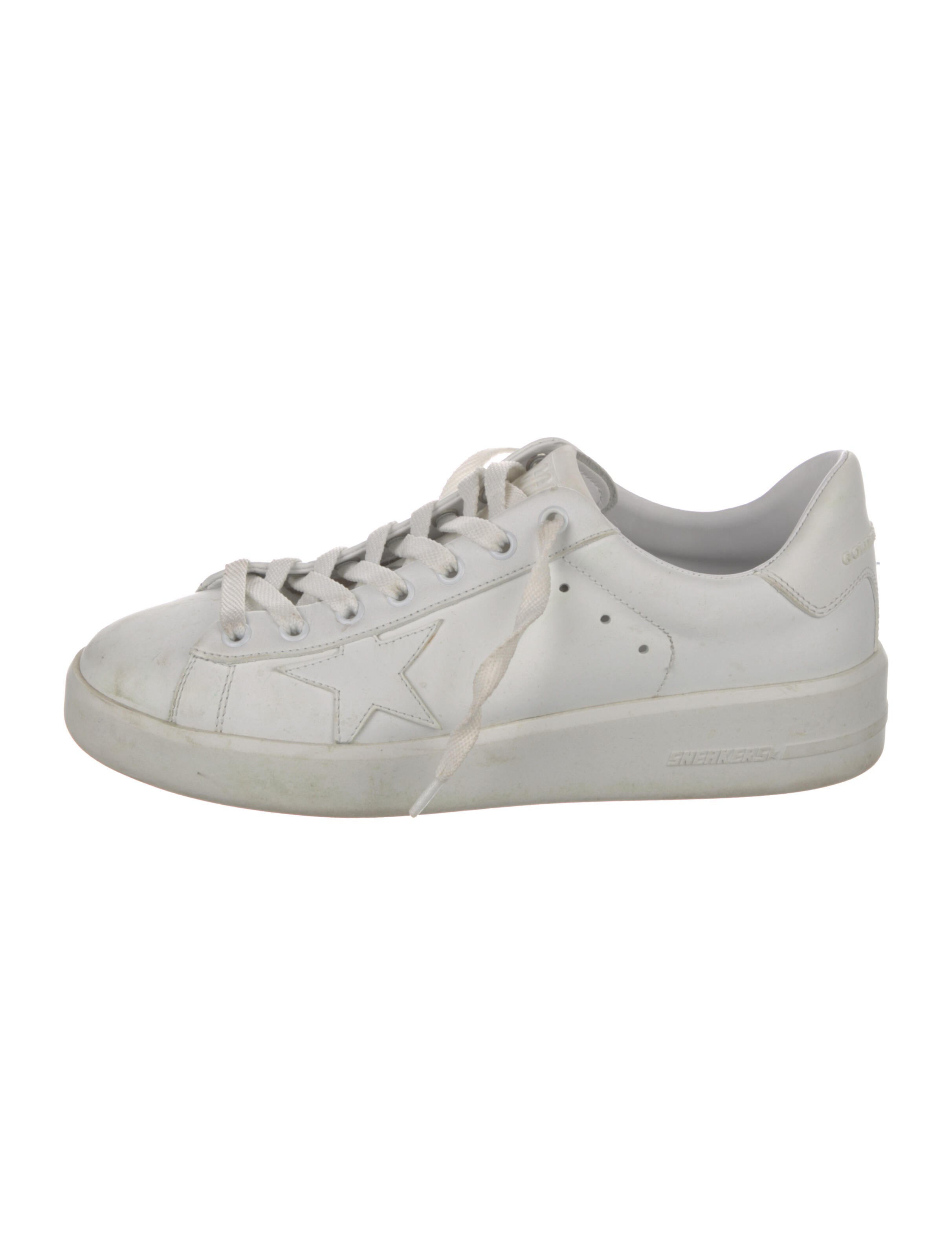 Golden Goose Pure-Star Sneakers - White Sneakers, Shoes - WG589336 ...