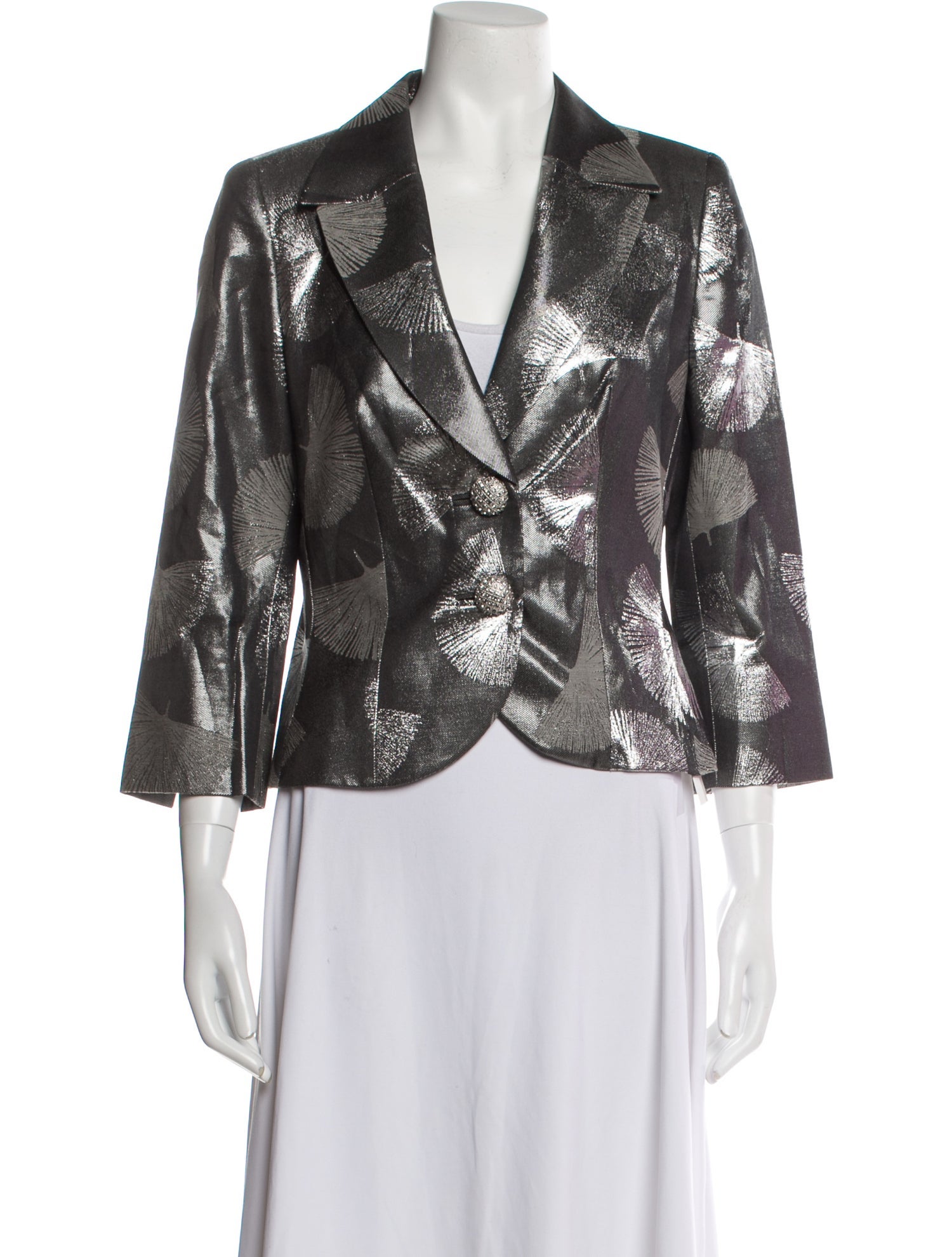 Interior Silk Jacket w/ Tags - Neutrals Jackets, Clothing - WINTT20095 ...