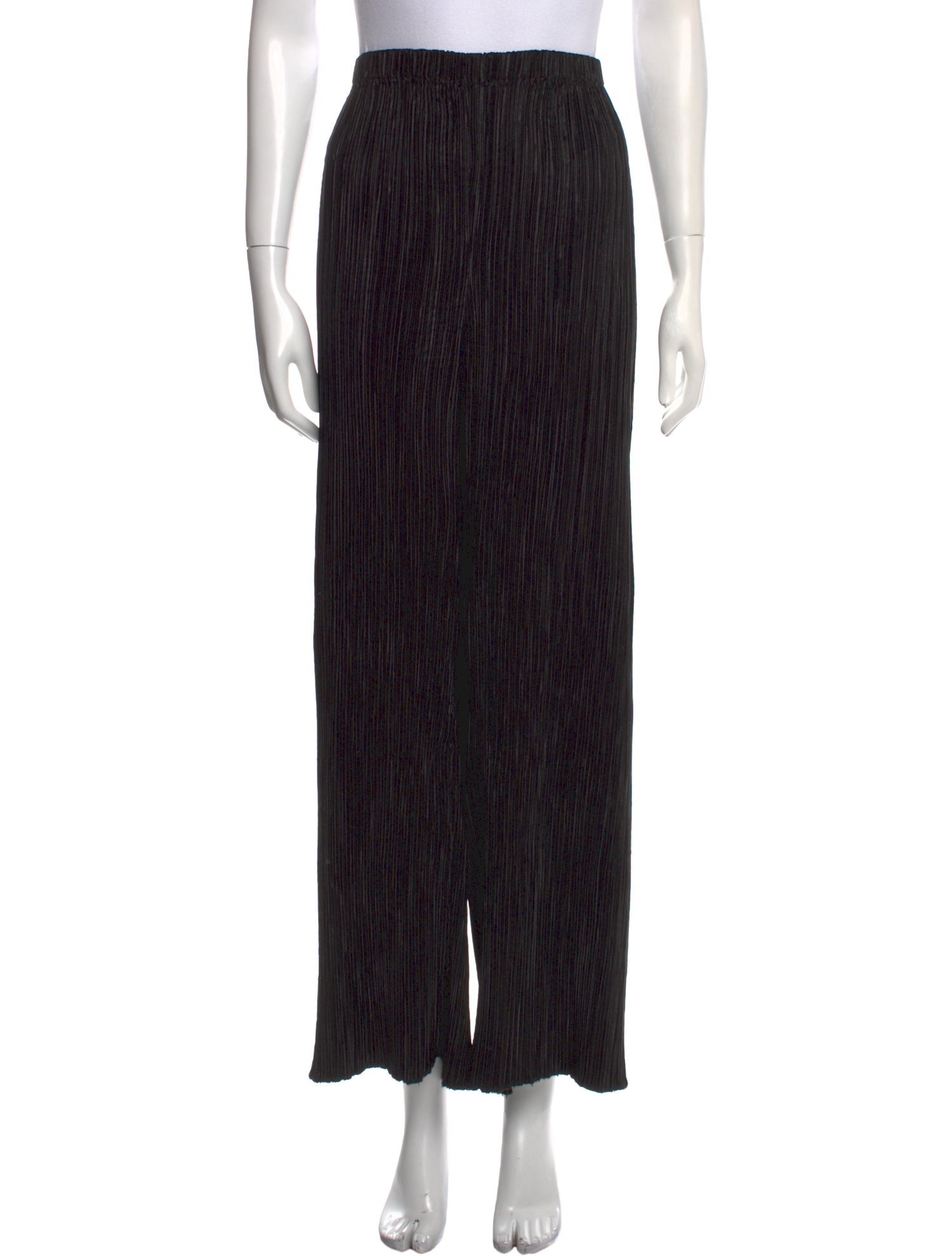 Cult Gaia Printed Wide Leg Pants - Black, 12.5" Rise Pants, Clothing ...