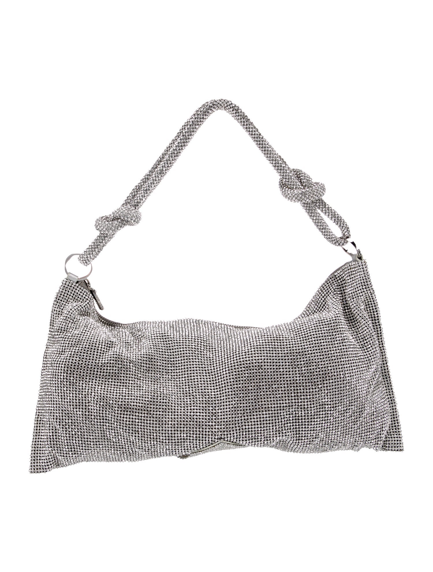 Cult Gaia Strass Shoulder Bag - Silver Shoulder Bags, Handbags ...