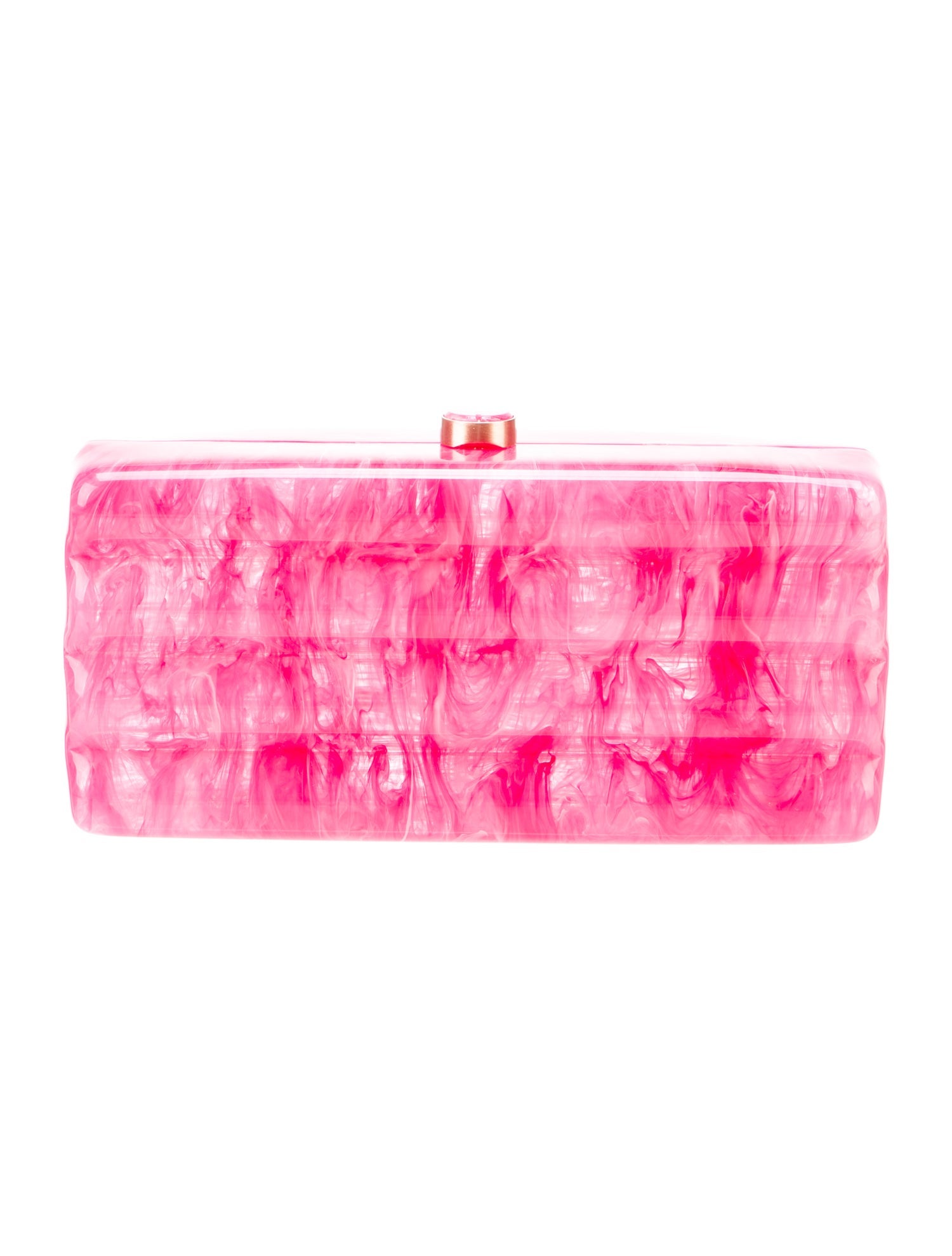 Cult Gaia Marble Acrylic Clutch w/Tags - Pink Clutches, Handbags ...