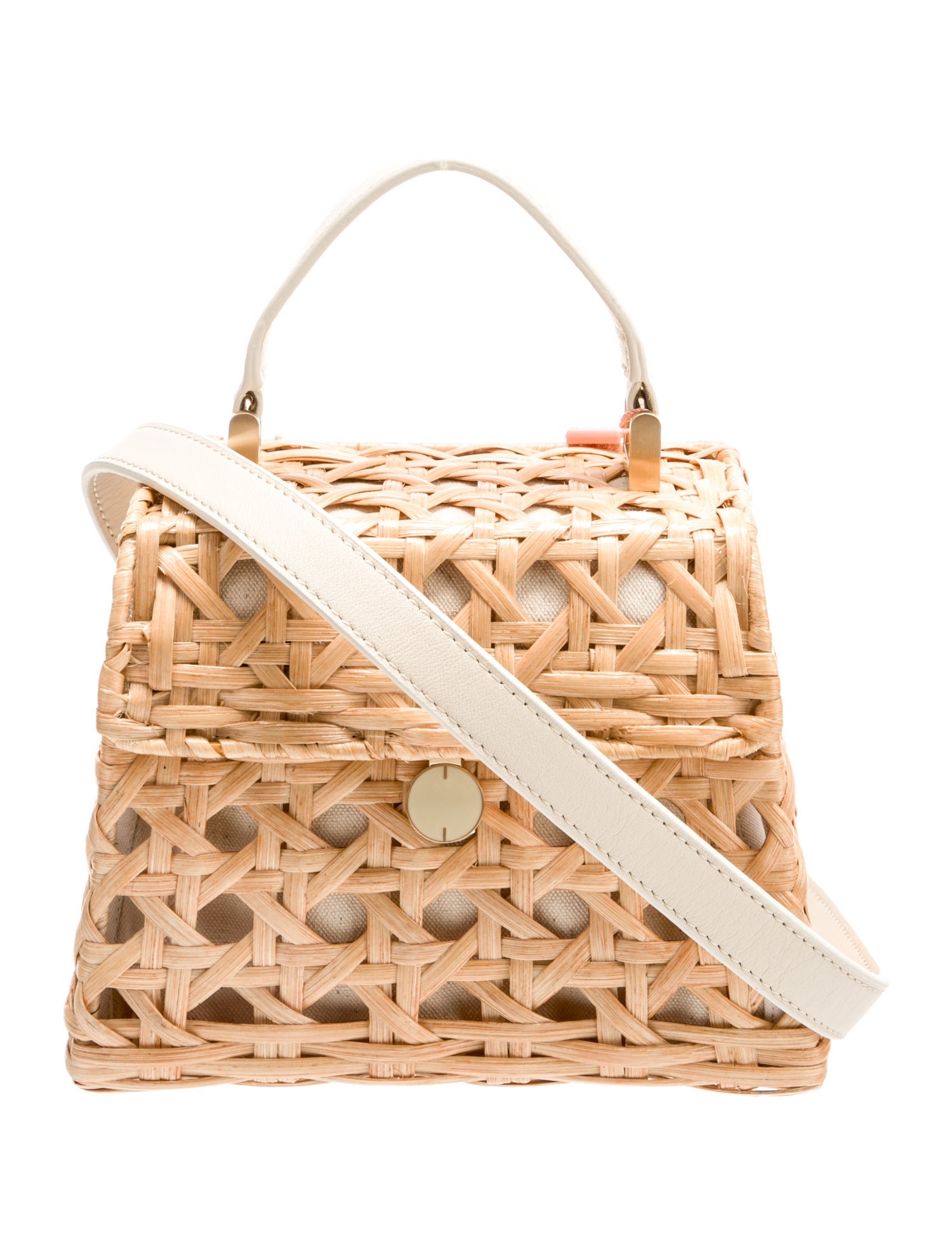 Cult Gaia Straw Handle Bag w/ Tags - Neutrals Handle Bags, Handbags ...