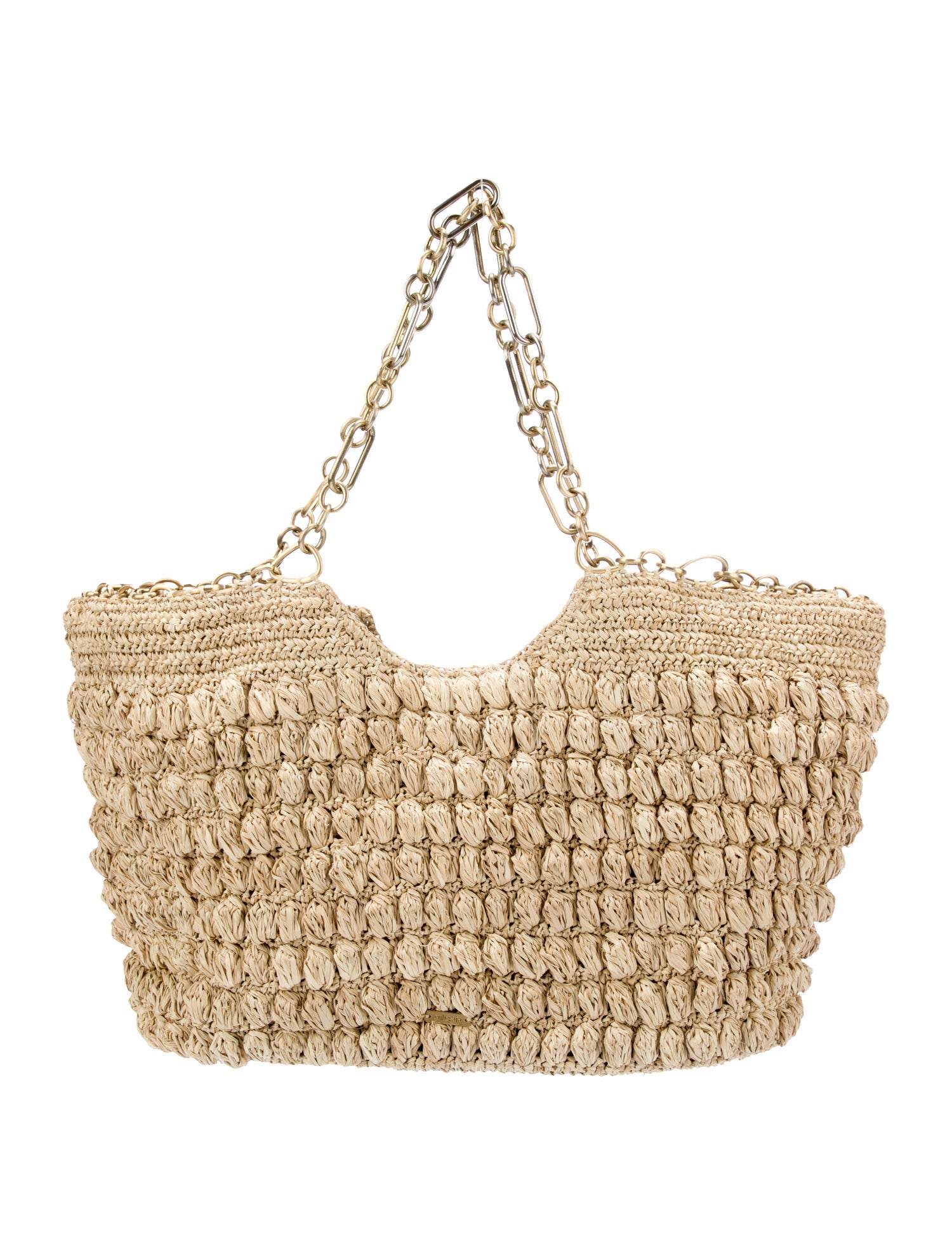 Cult Gaia Straw Shoulder Baag - Neutrals Shoulder Bags, Handbags ...