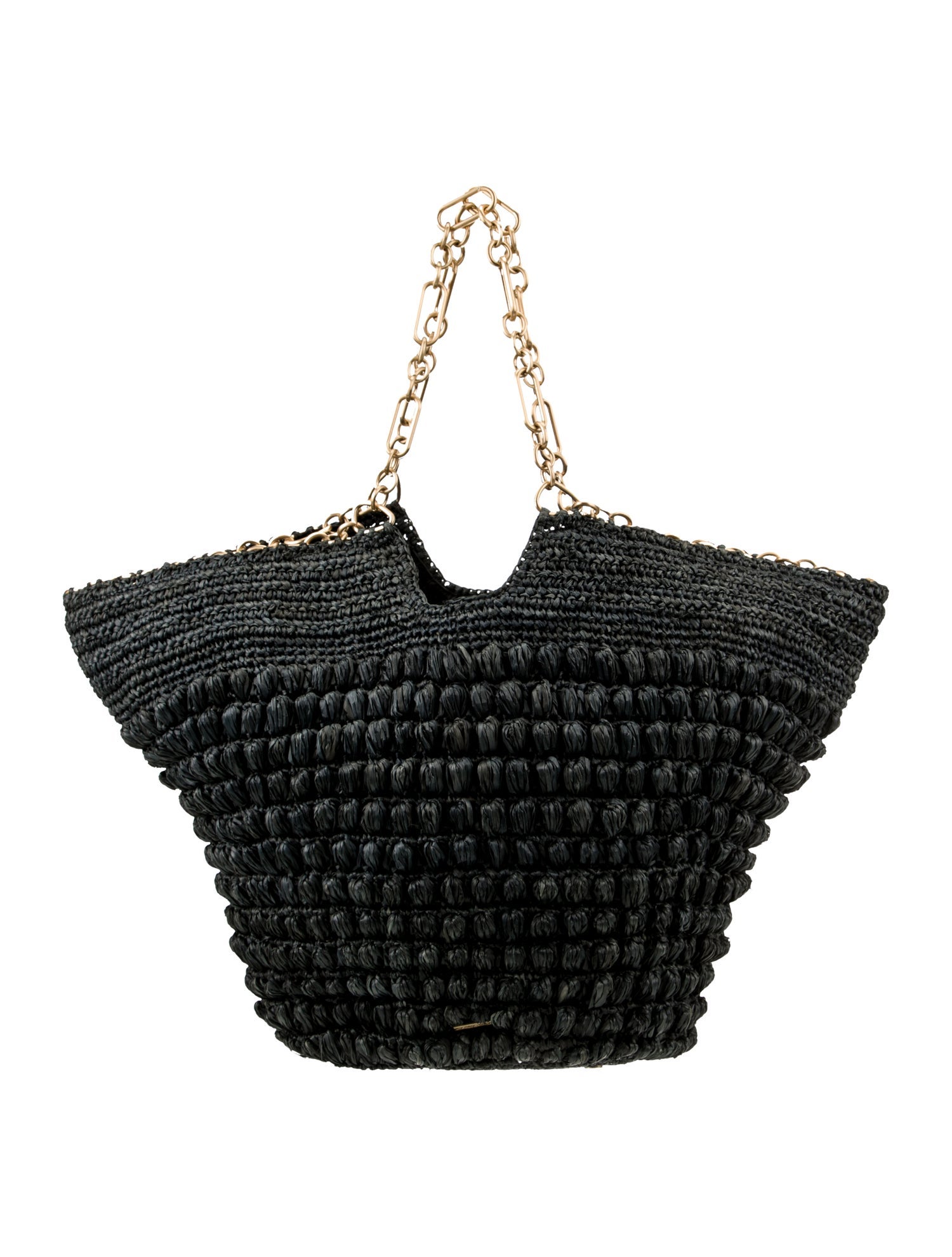 Cult Gaia Straw Tote - Blue Totes, Handbags - WGAIA49076 | The RealReal