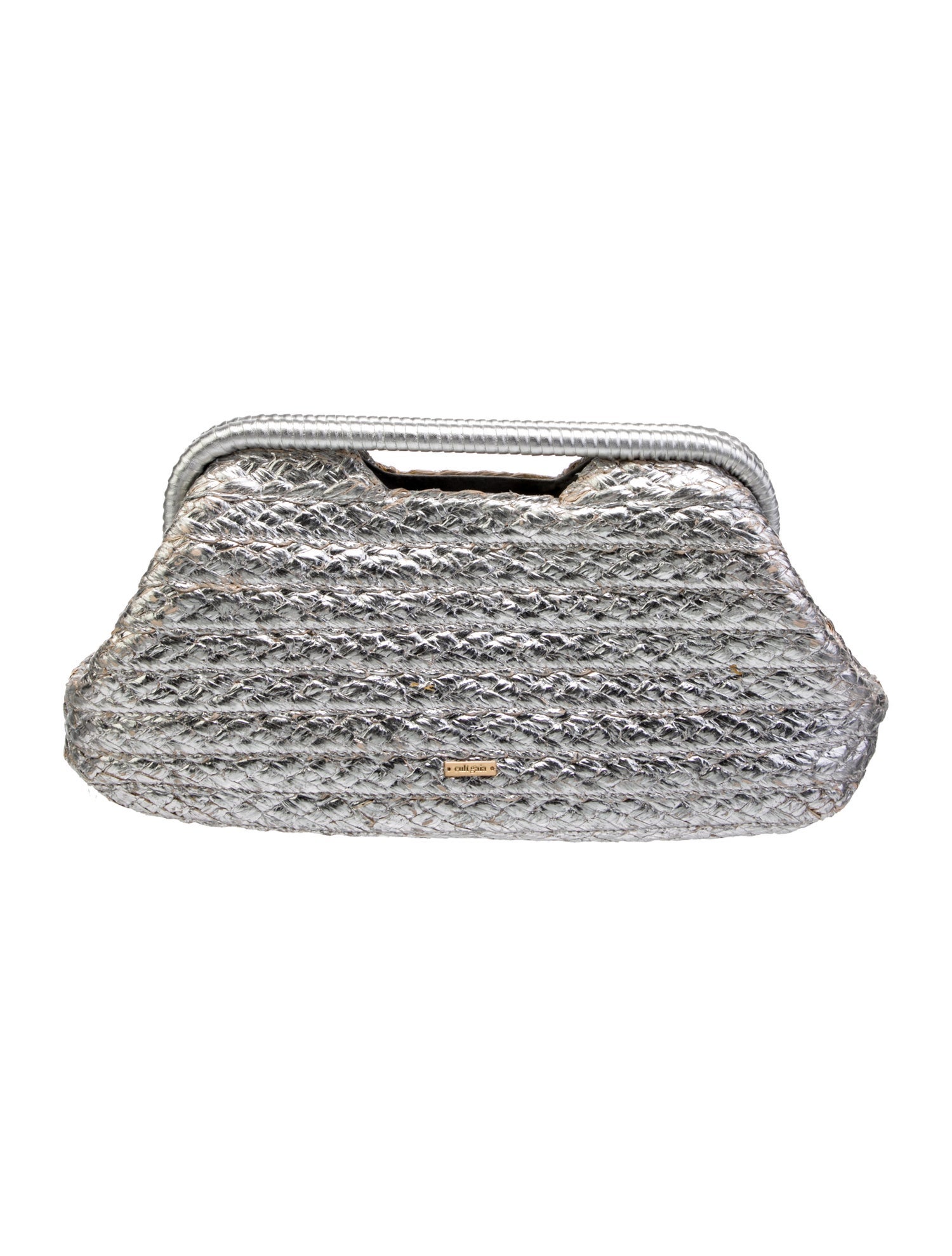 Cult Gaia Straw Clutch - Silver Clutches, Handbags - WGAIA50631 | The ...