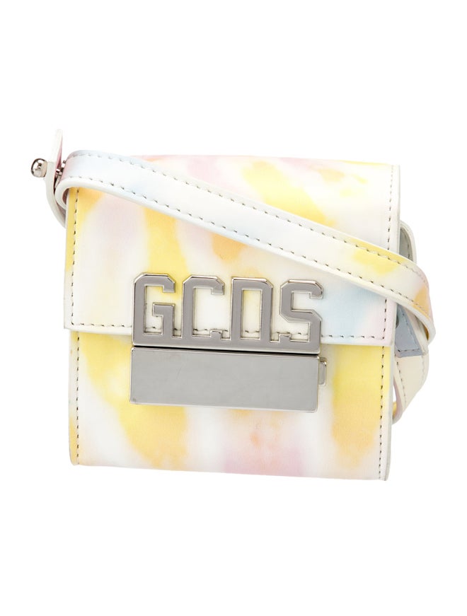 GCDS Leather Crossbody Bag - White Crossbody Bags, Handbags ...