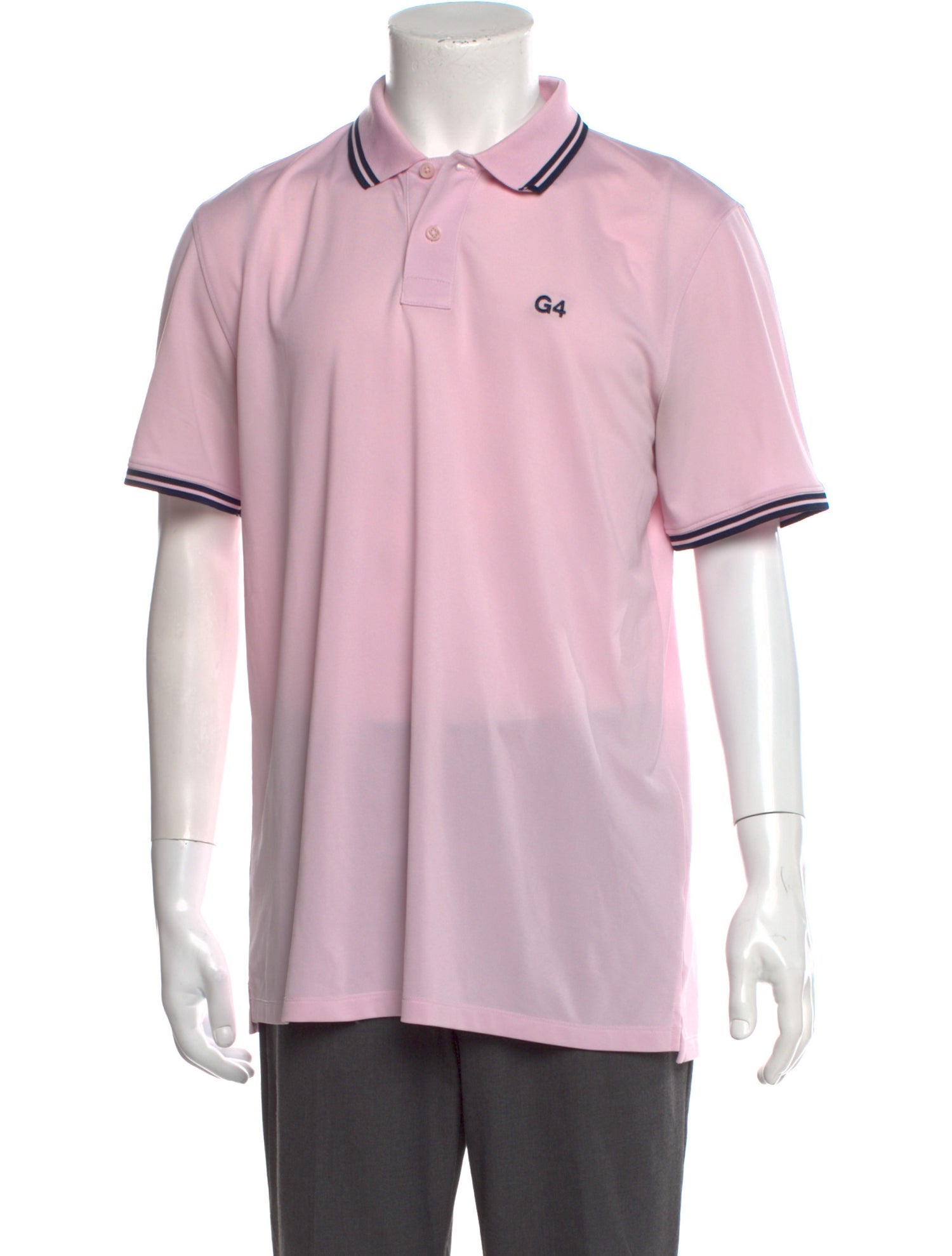 G/Fore Collar Short Sleeve Polo Shirt - Pink Polos, Clothing ...