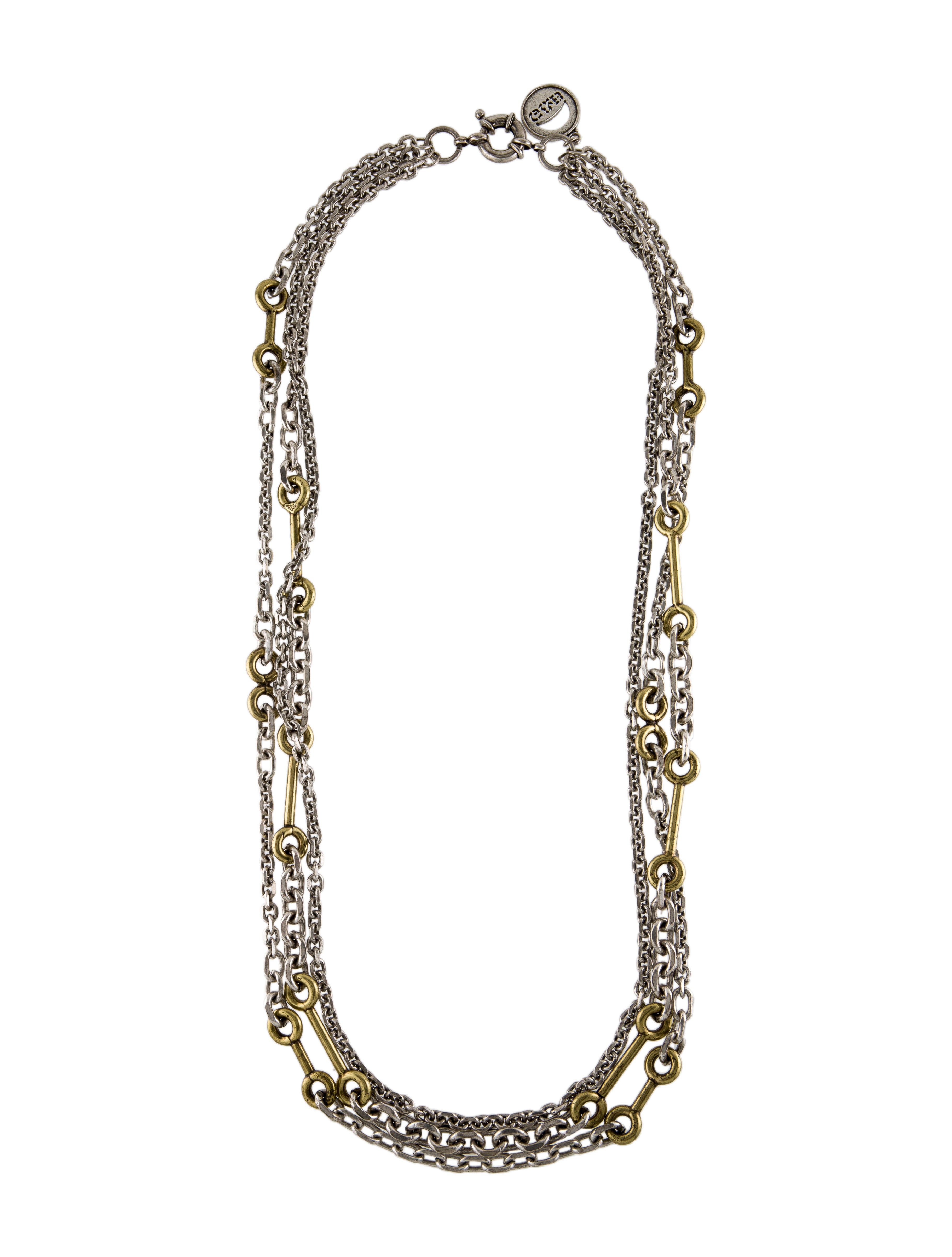 Cartier Santos De Cartier Link Necklace - 18K Yellow Gold Chain ...