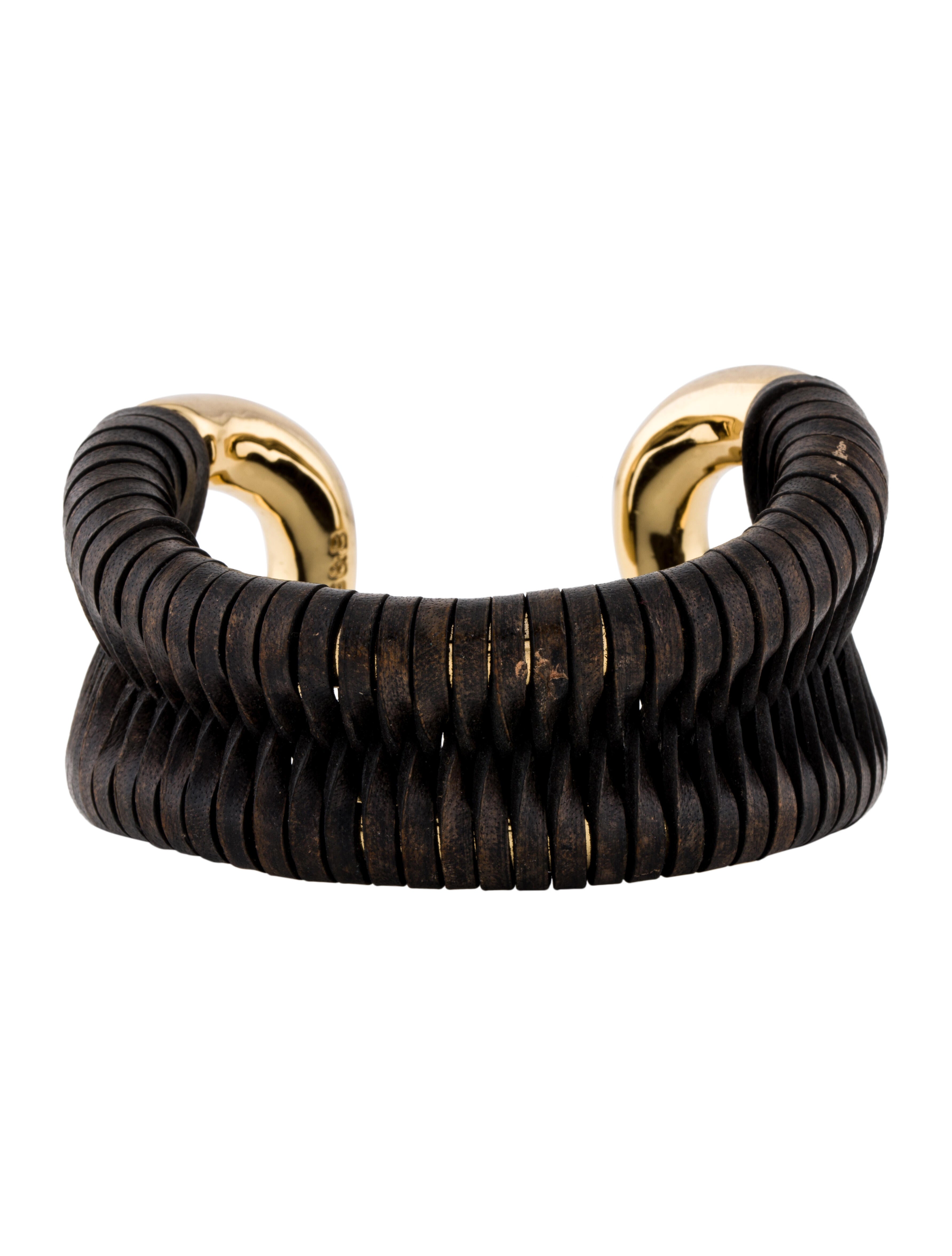 Giles & Brother The Original Railroad Spike Cuff Bracelet - Gold-Tone ...