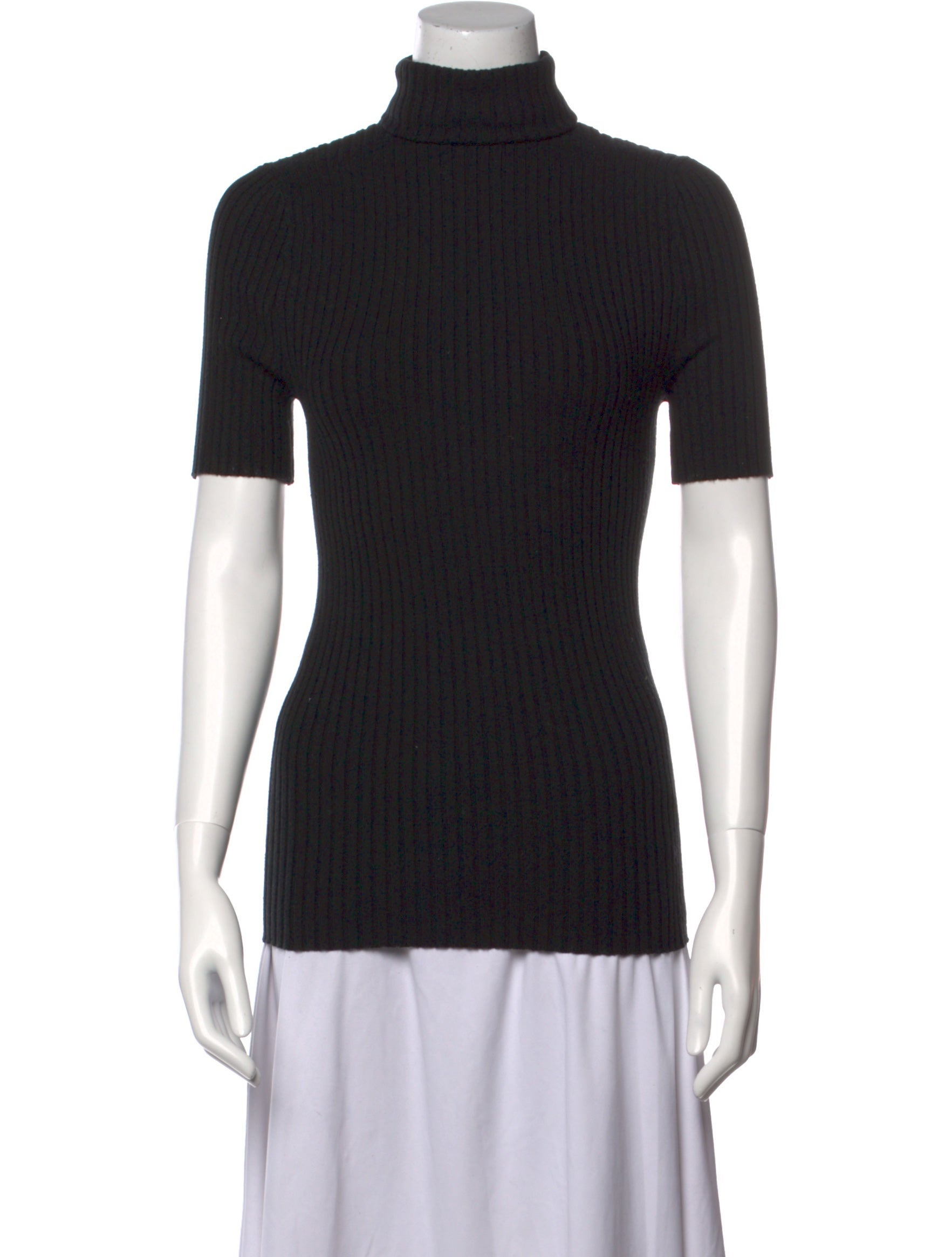 Giu Giu Turtleneck Sweater - Black Knitwear, Clothing - WGIUG20283 ...