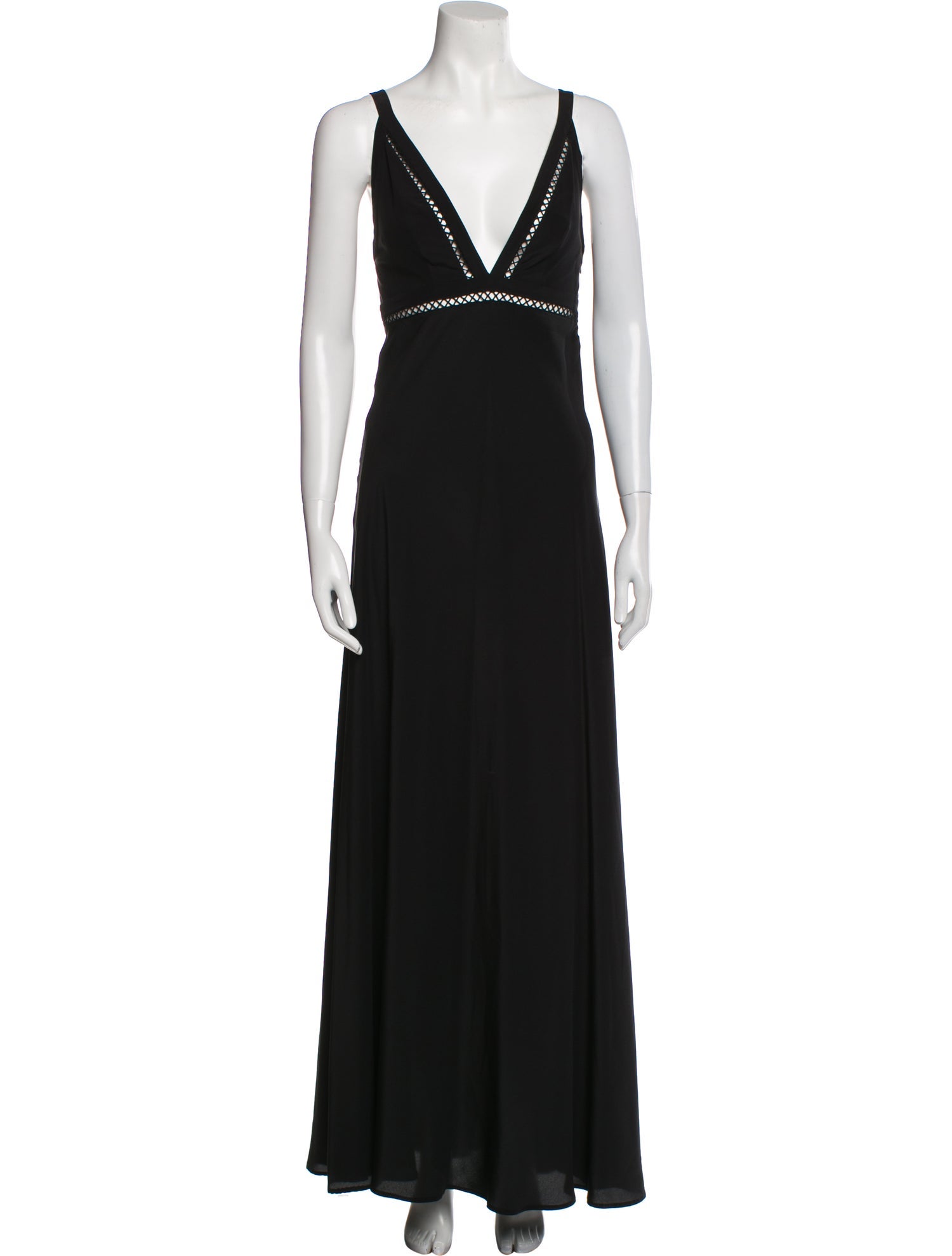 Giovanni Bedin Silk Long Dress - Black Dresses, Clothing - WGJBD20028 ...