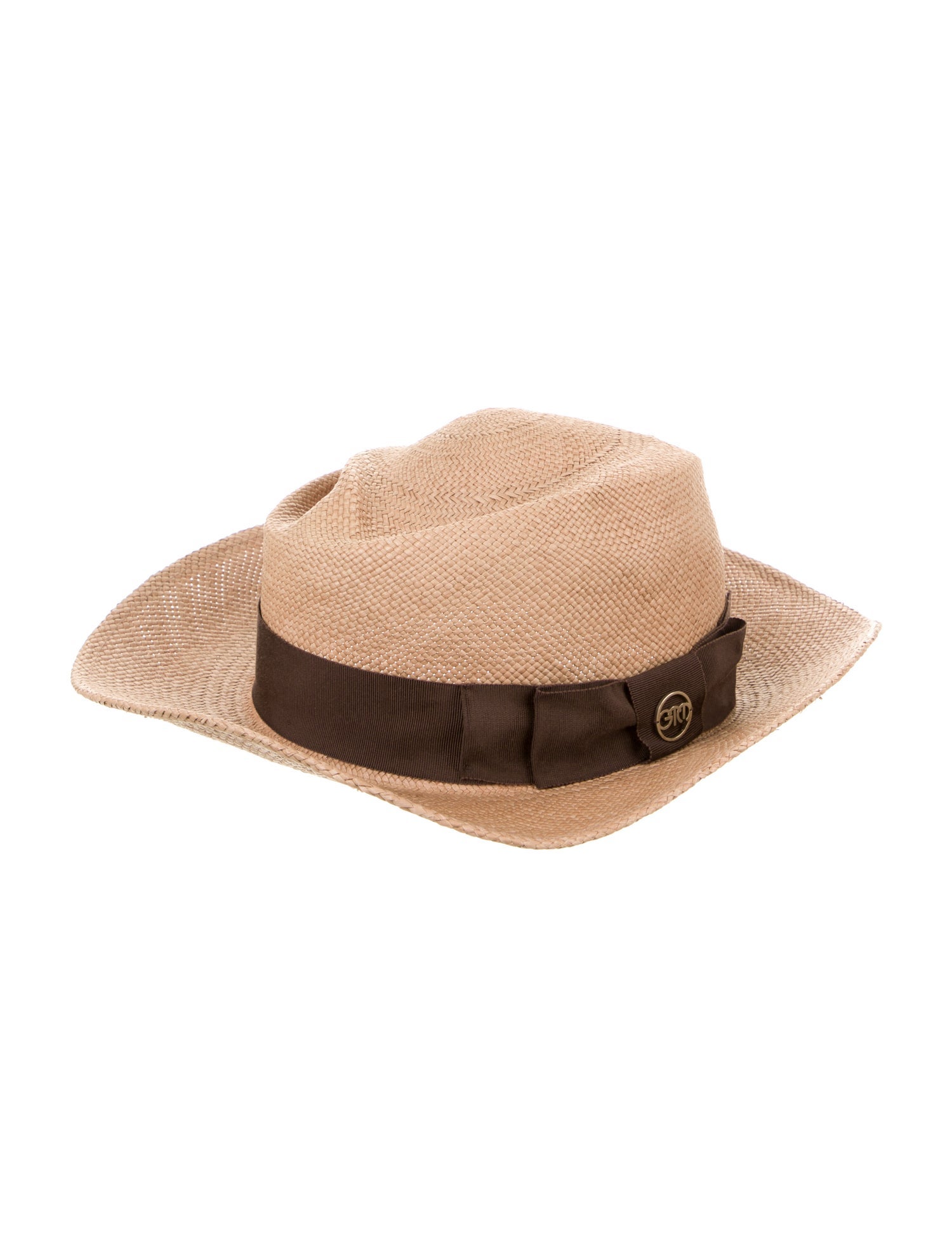 Gladys Tamez Neutral Straw Sun Hat - Neutrals Hats, Accessories ...