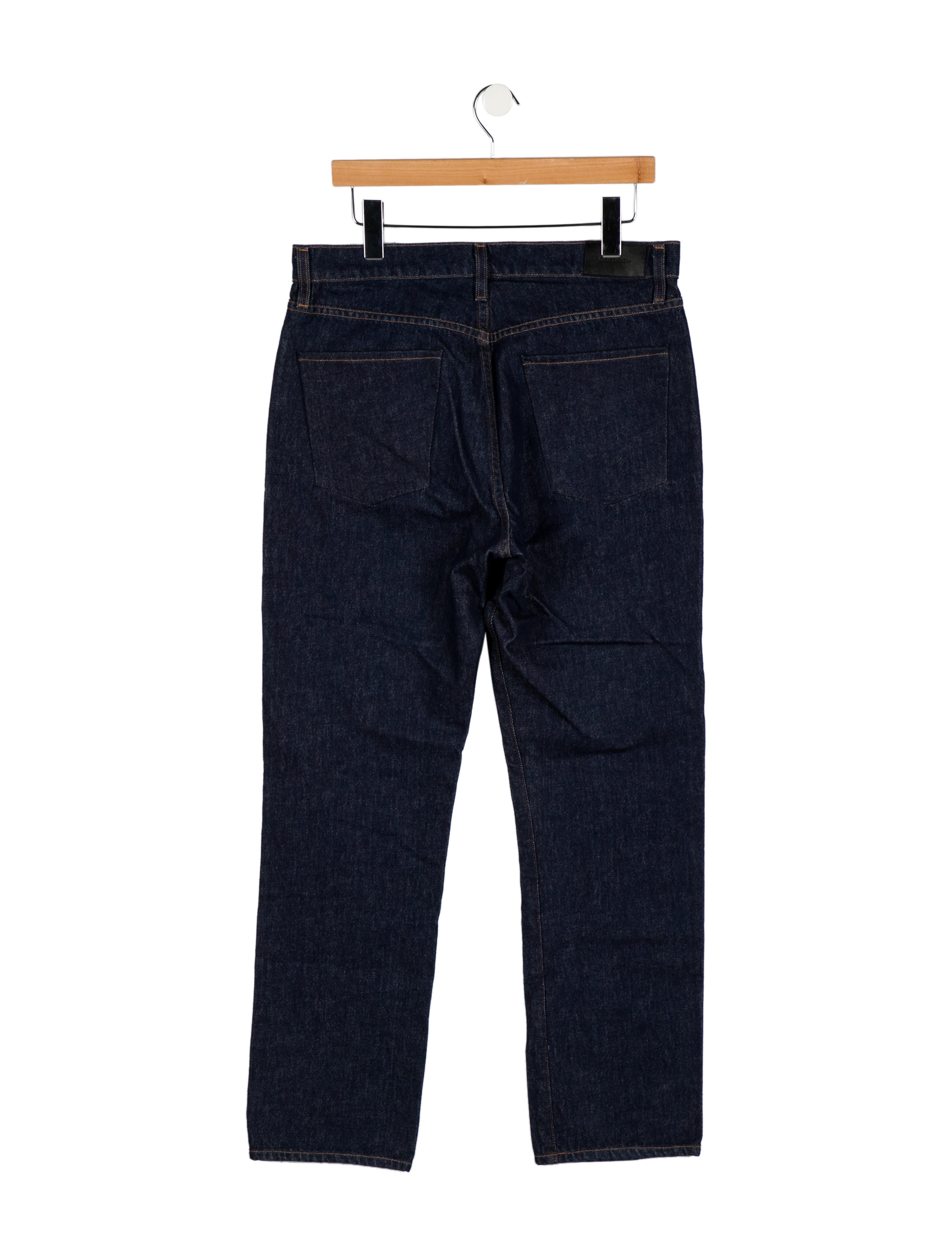 GoldSign High-Rise Straight Leg Jeans - Blue, 11.75" Rise Jeans ...