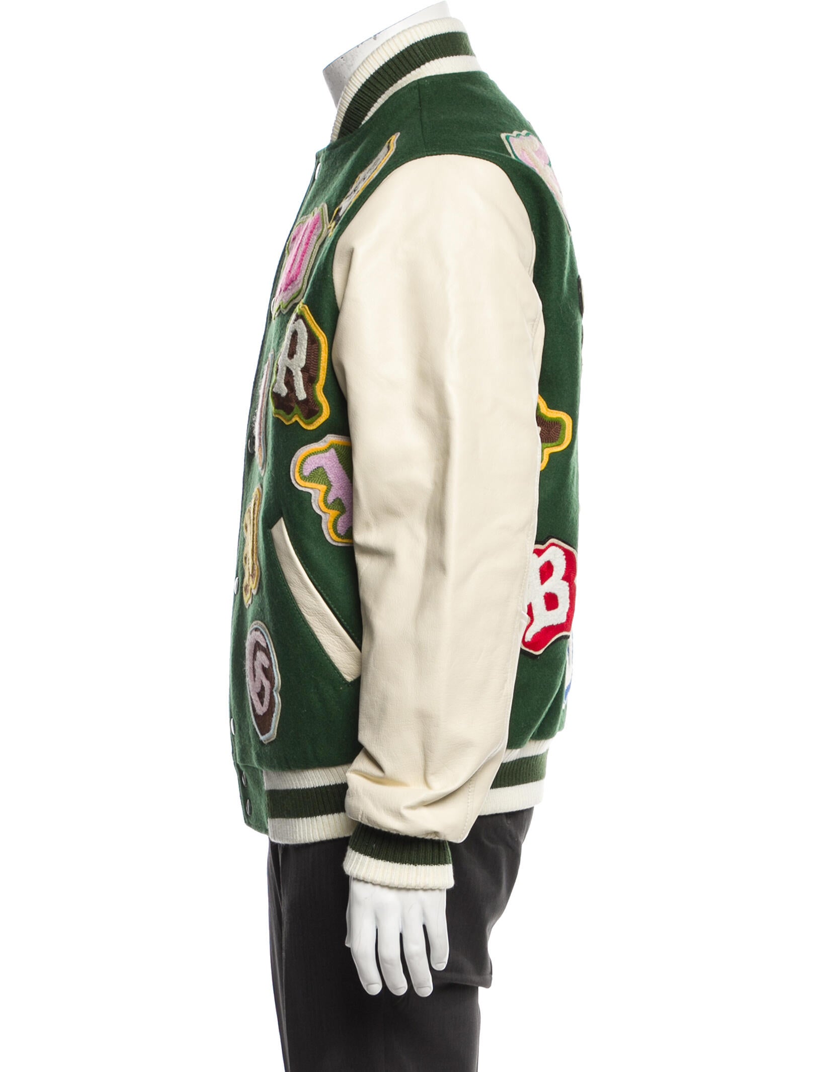 Travis Scott Striped Varsity Jacket - Black Outerwear, Clothing ...