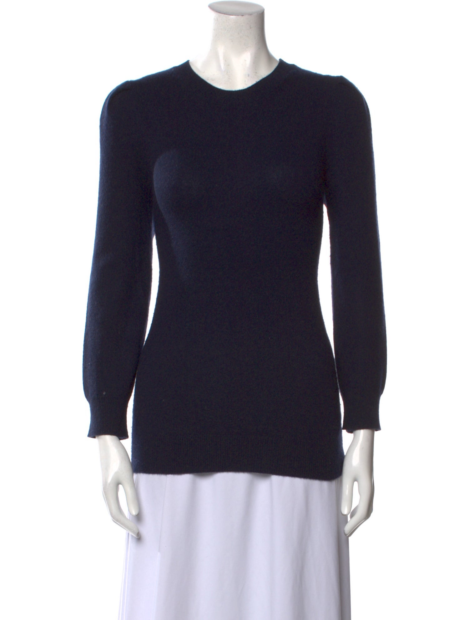 Goop G. Label Cashmere Crew Neck Sweater - Blue Knitwear, Clothing ...