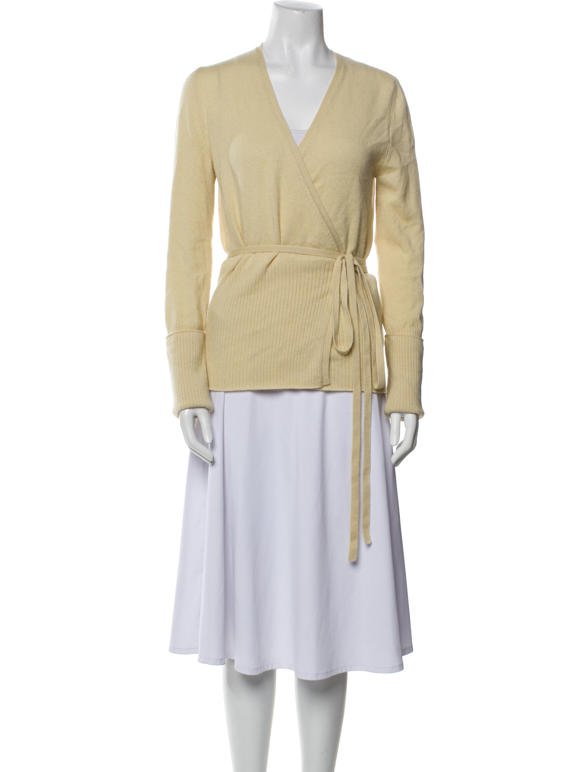 Goop G. Label Cashmere V-Neck Sweater - Neutrals Knitwear, Clothing ...