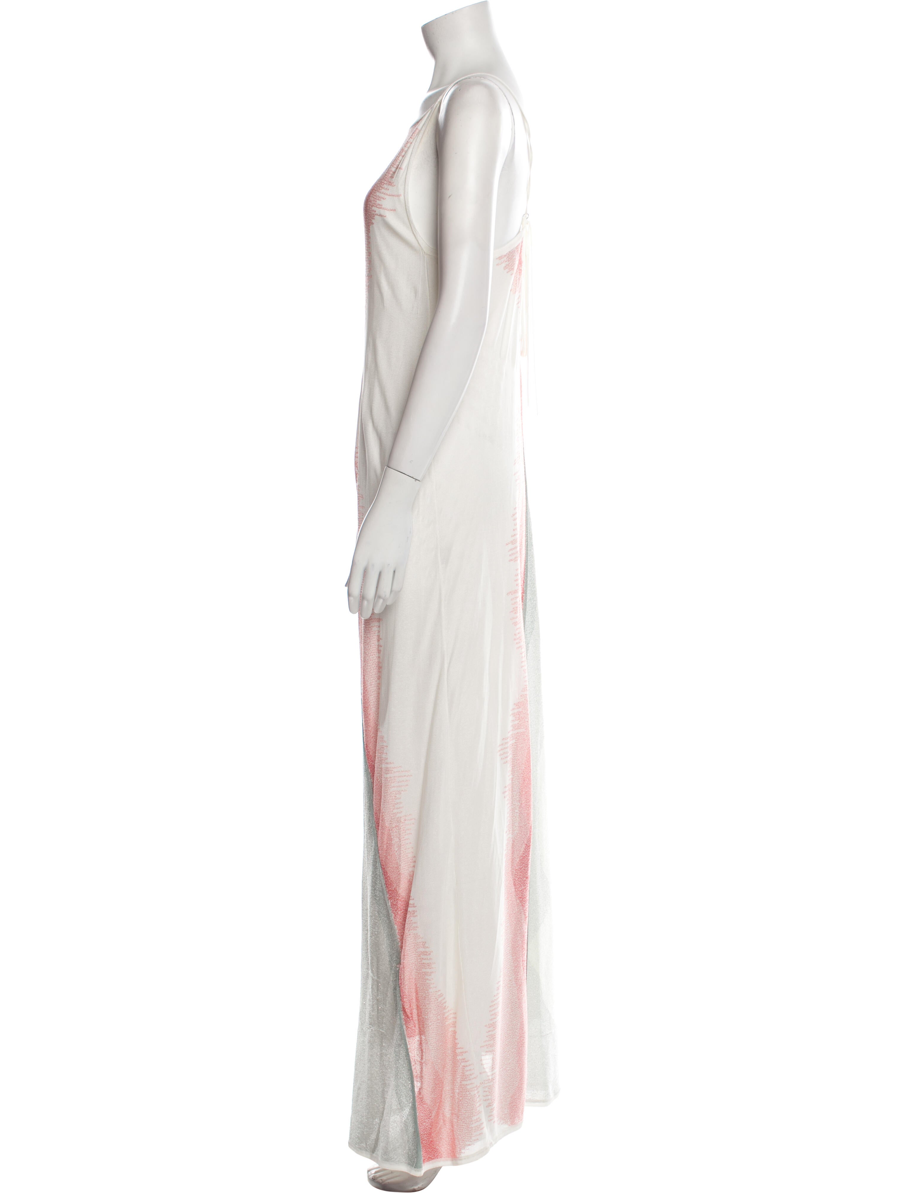 Gentry Portofino Printed Long Dress w/ Tags - Neutrals Dresses ...