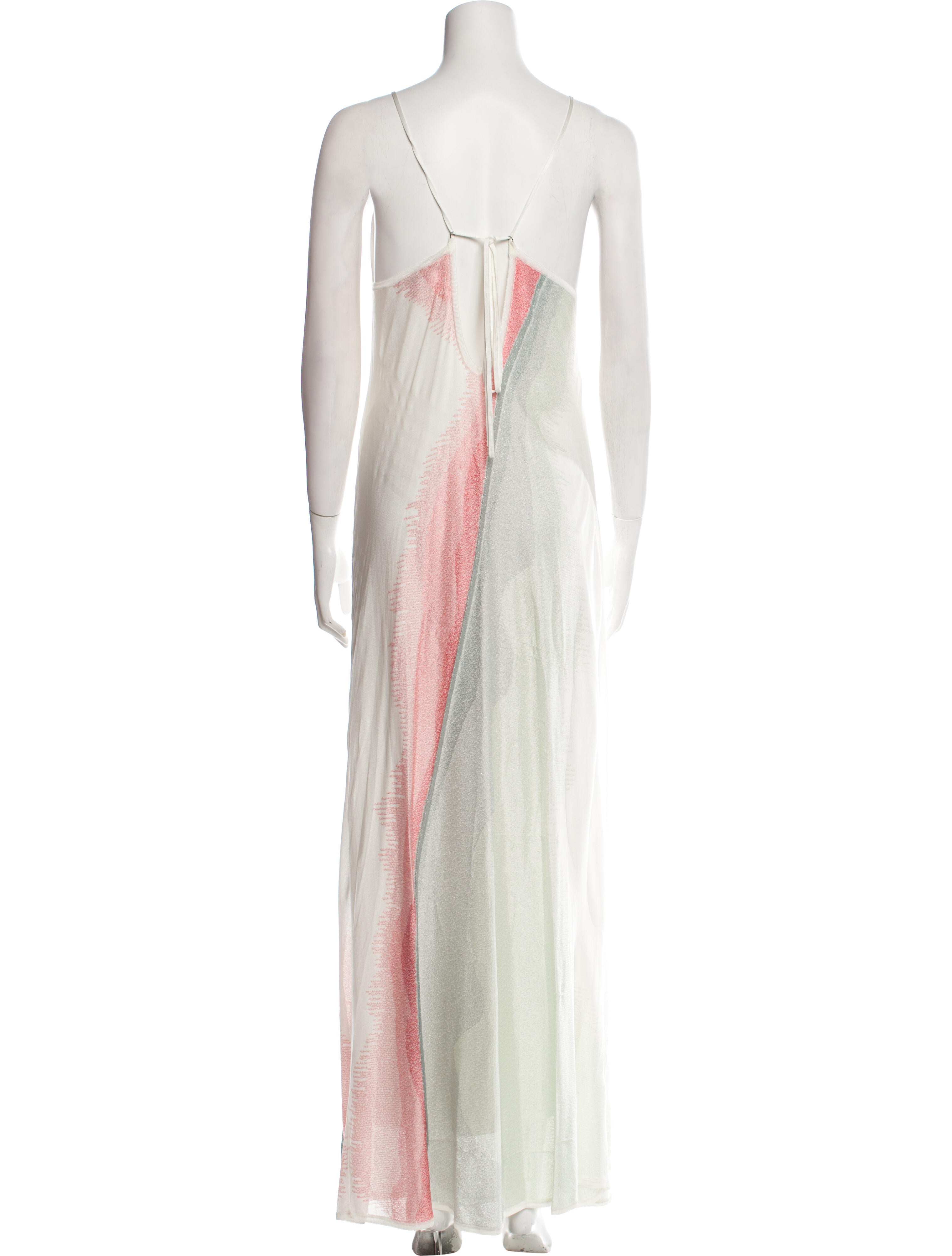 Gentry Portofino Printed Long Dress w/ Tags - Neutrals Dresses ...