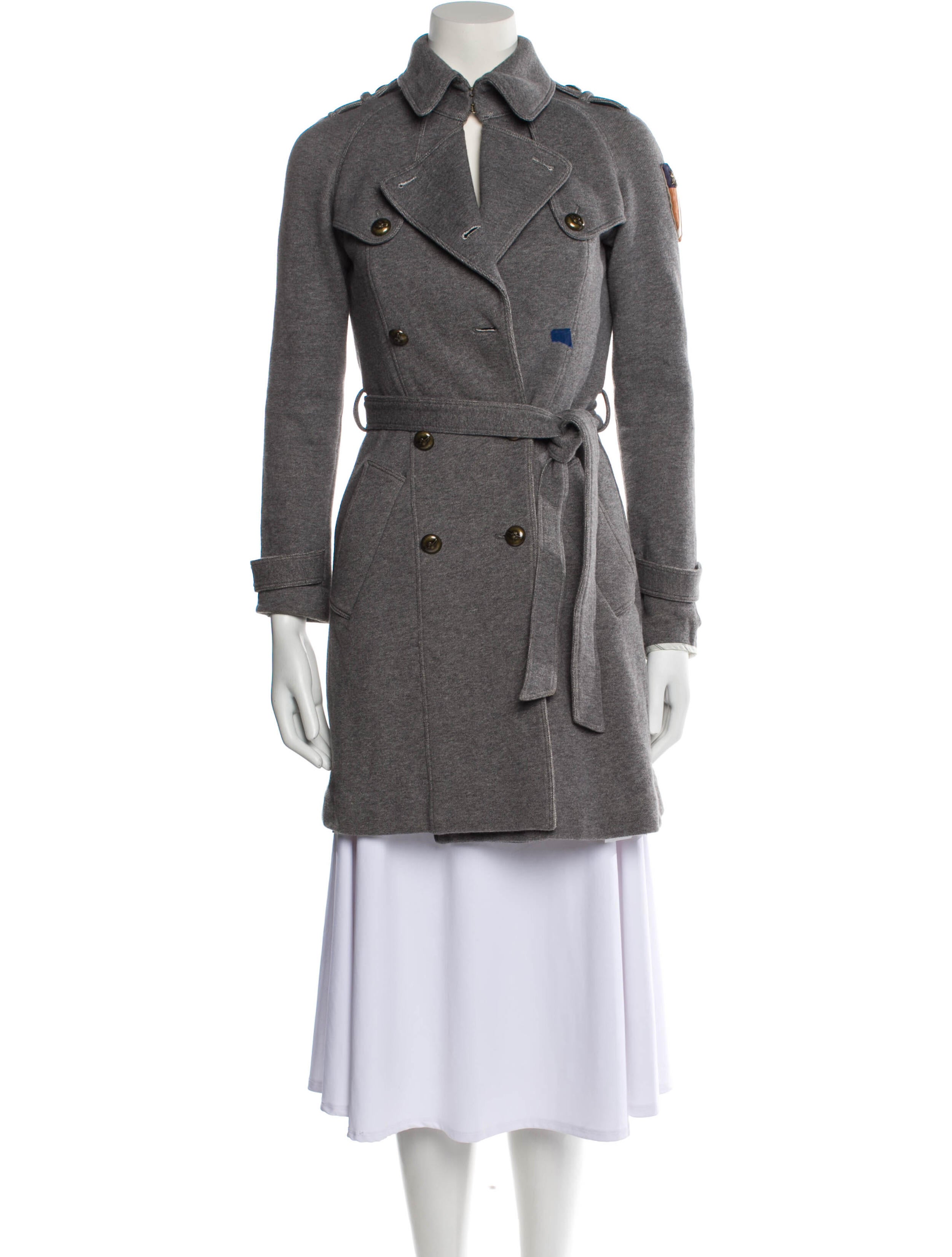 Gryphon Trench Coat - Grey Coats, Clothing - WGR25796 | The RealReal