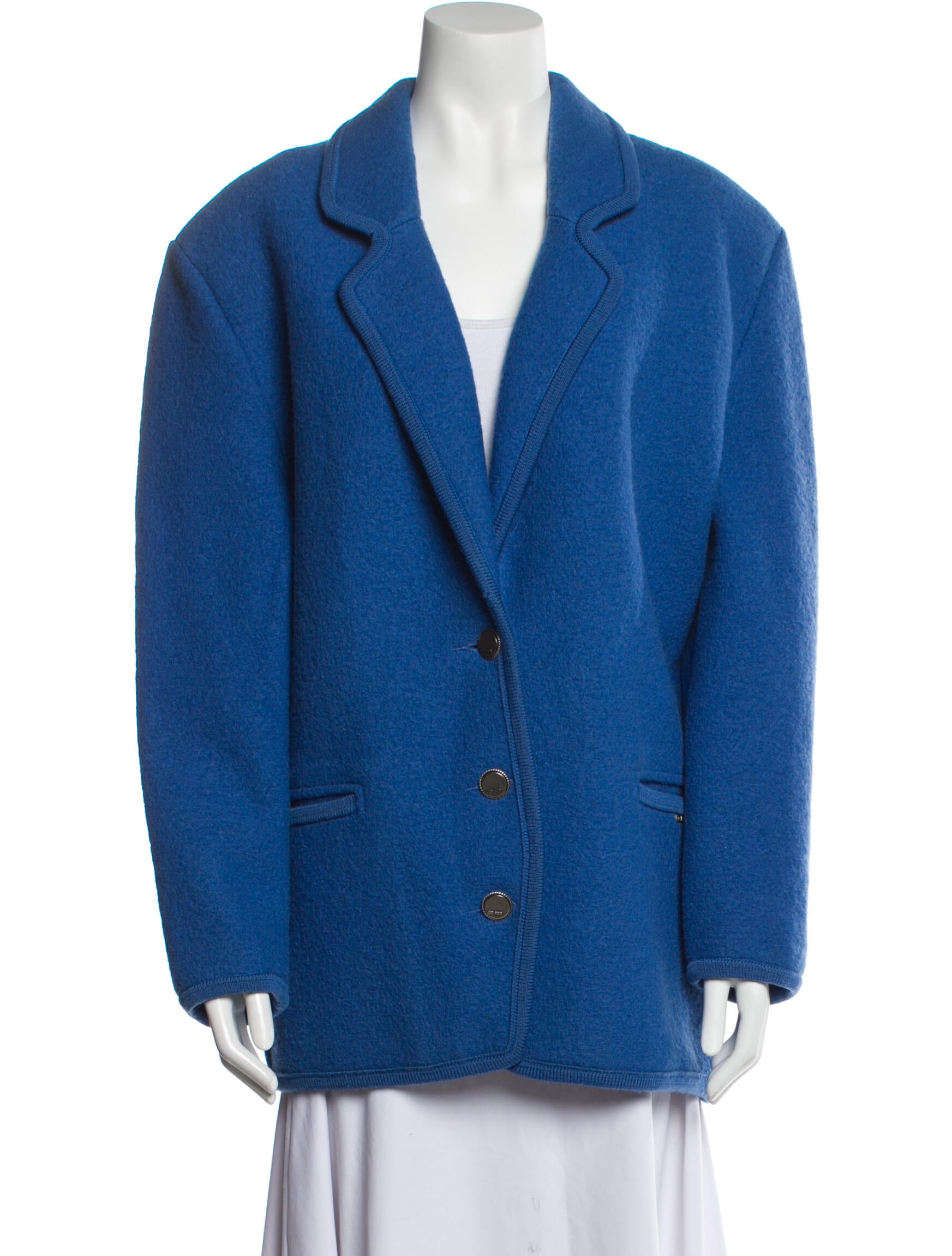 Geiger Virgin Wool Blazer - Blue Jackets, Clothing - WGREE20646 | The ...