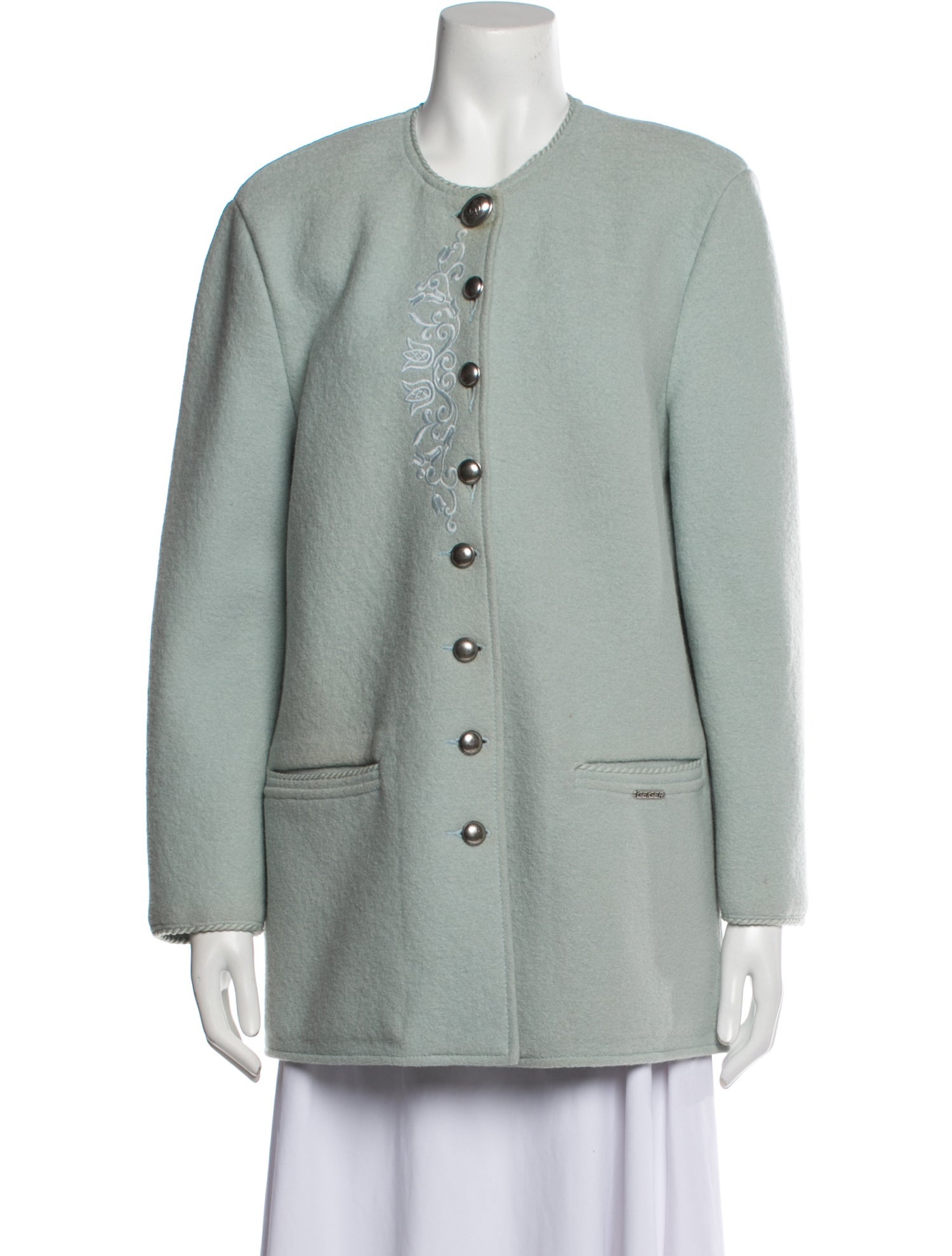Geiger Virgin Wool Evening Jacket - Blue Jackets, Clothing - WGREE20817 ...