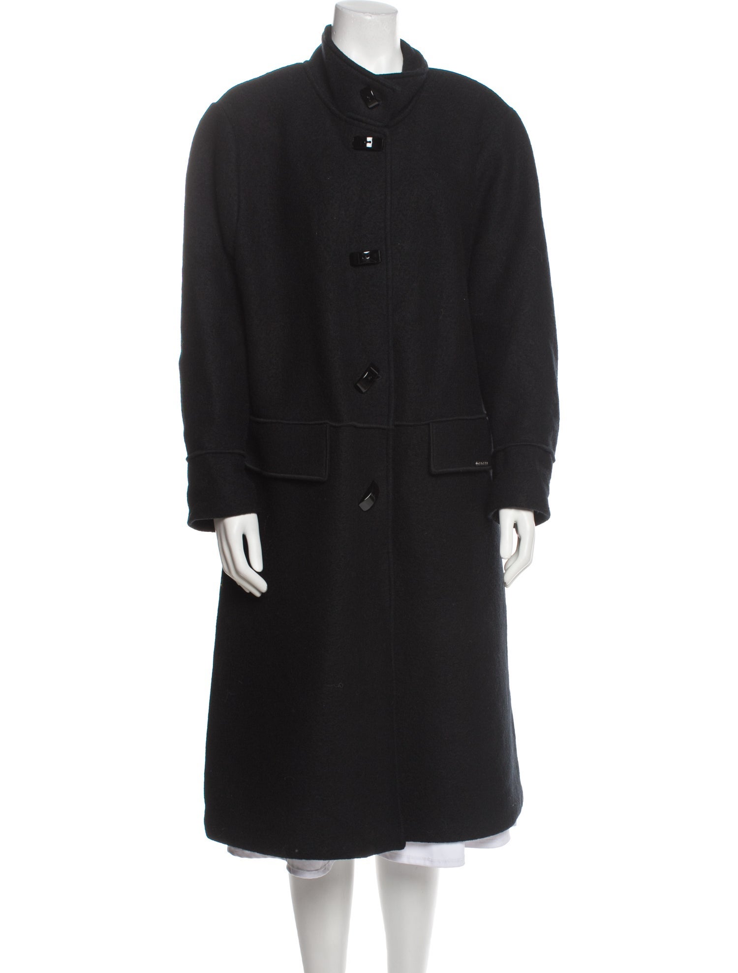 Geiger Wool Coat - Black Coats, Clothing - WGREE20997 | The RealReal