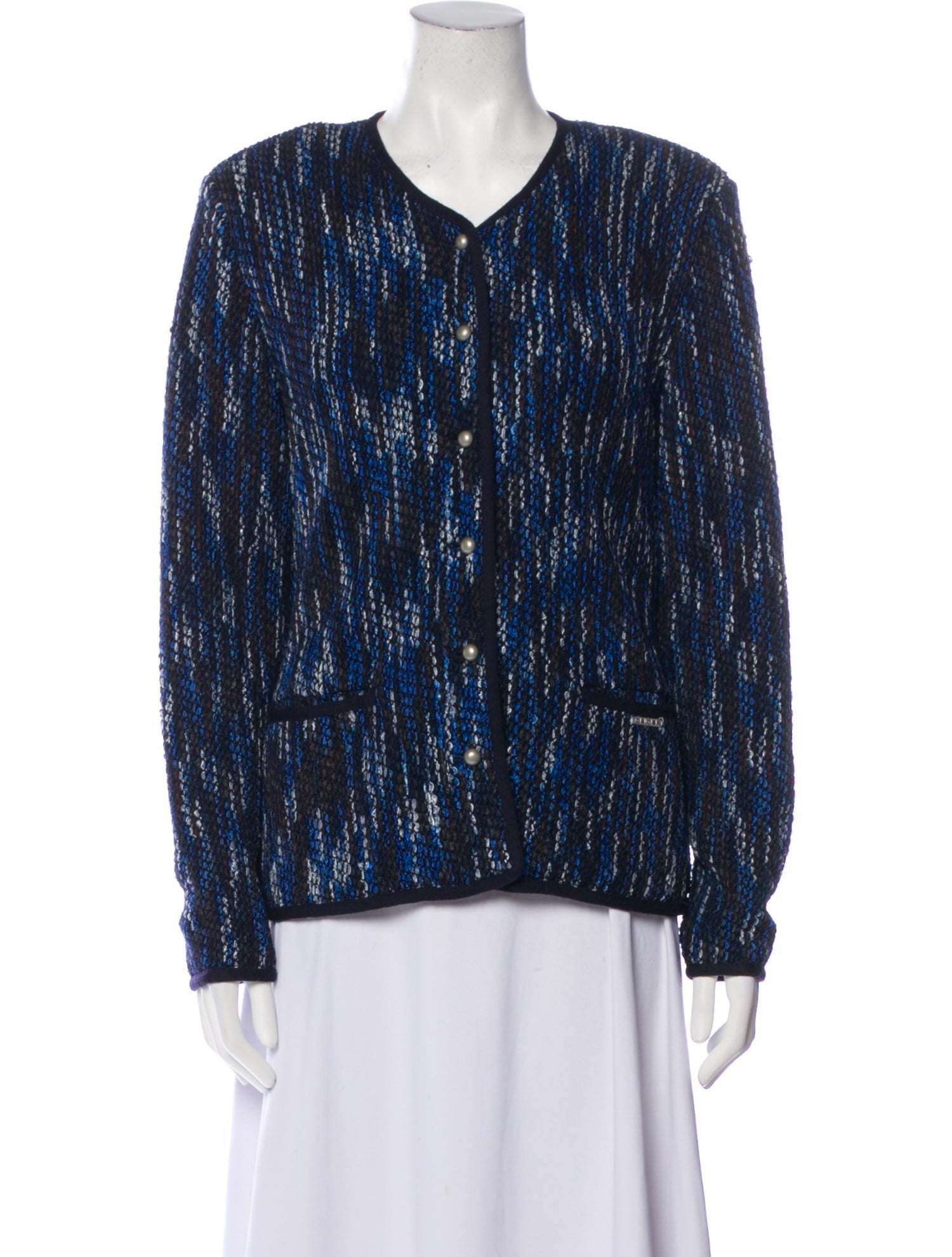 Geiger Tweed Pattern Evening Jacket - Blue Jackets, Clothing ...