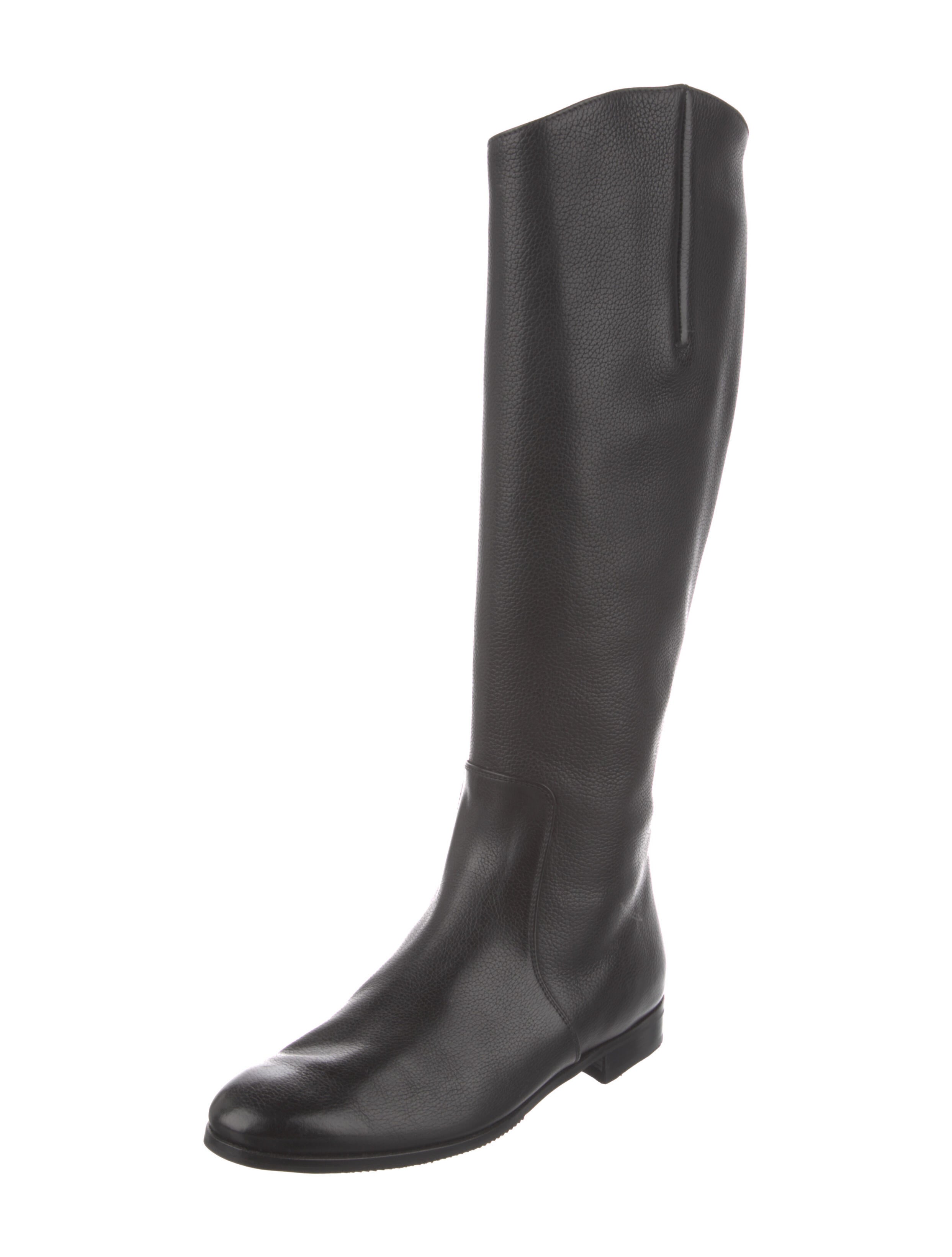 Johanna Ortiz Leather Animal Print Riding Boots - Brown Boots, Shoes ...