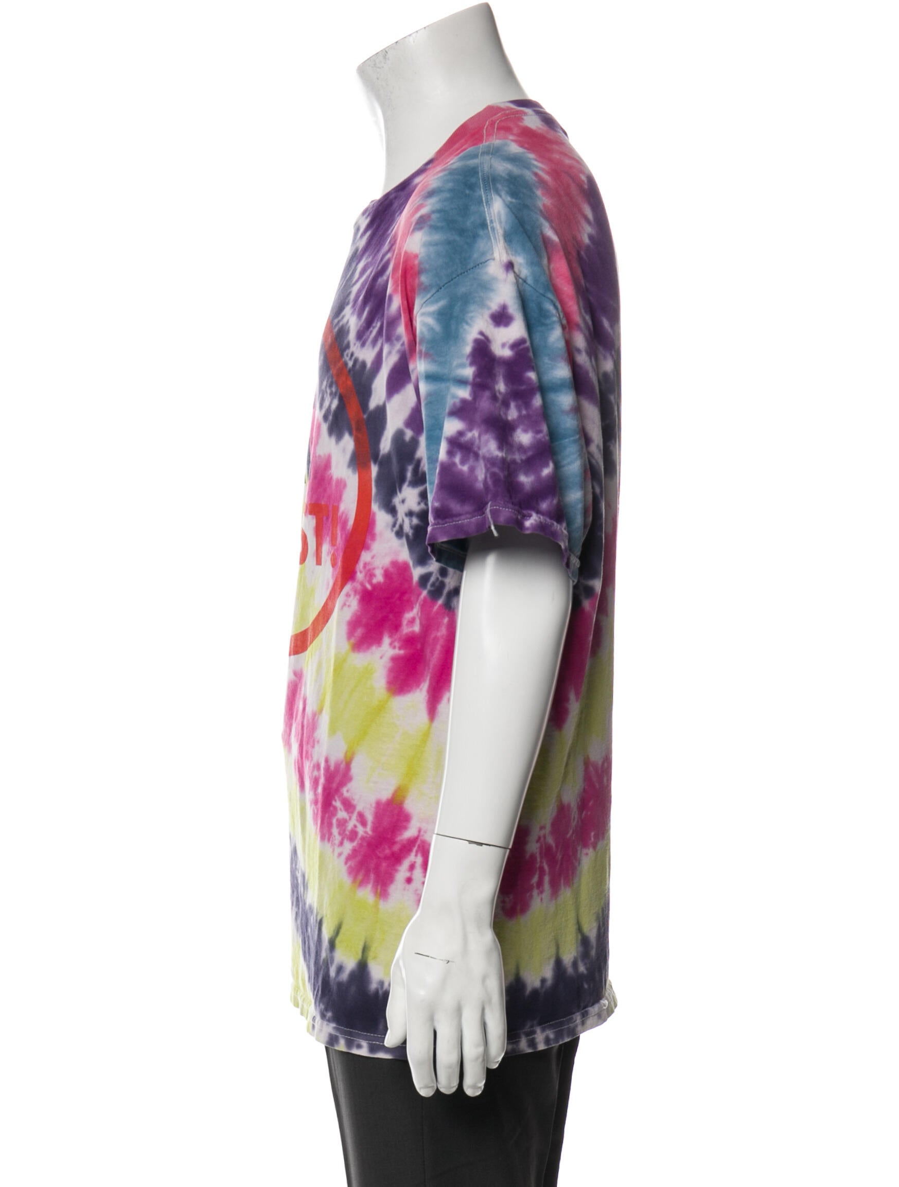 Gallery Dept. Stop Being Racist Tie-Dye Print T-Shirt - Pink T-Shirts ...