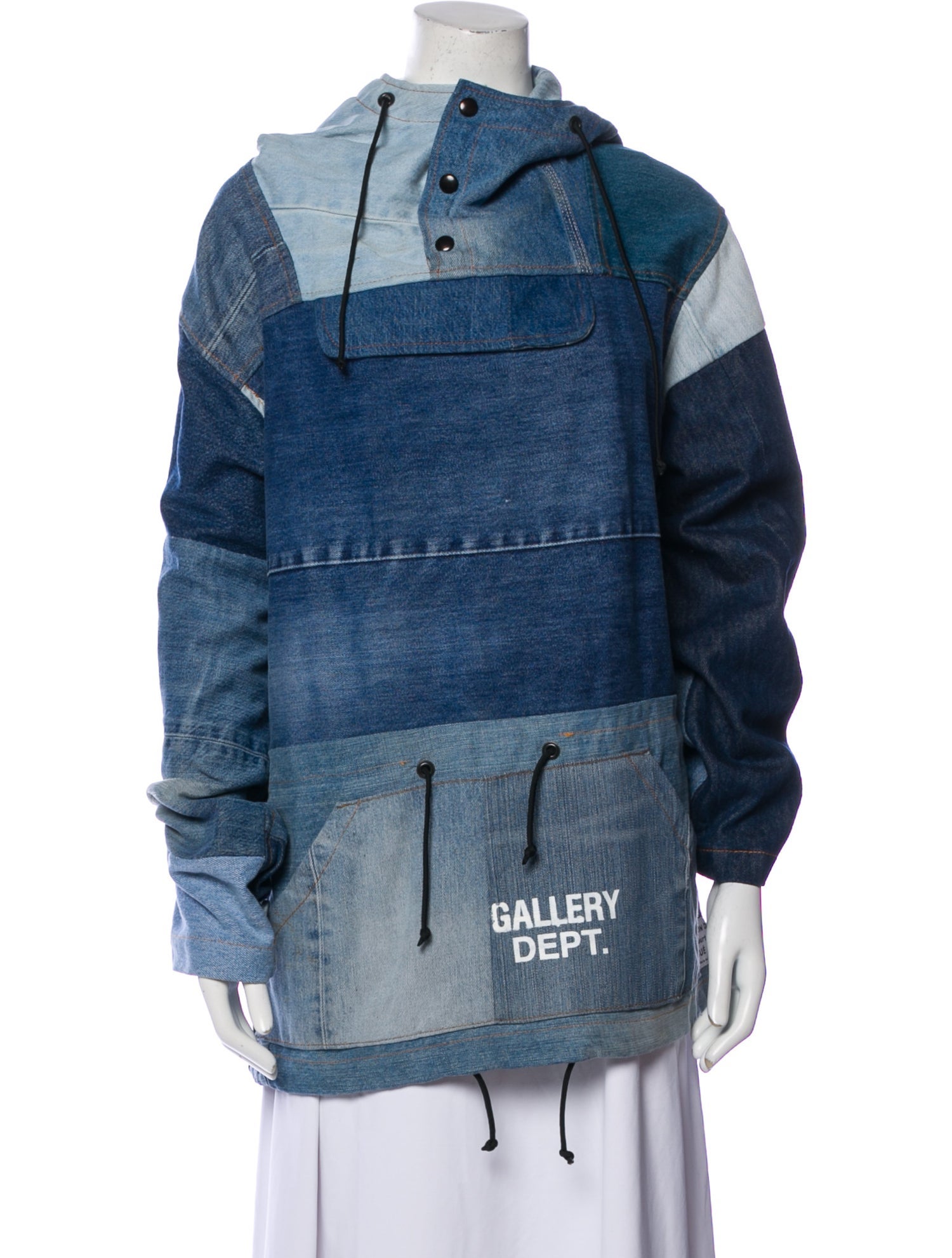 Gallery Dept. Printed Denim Jacket - Blue Outerwear, Clothing ...