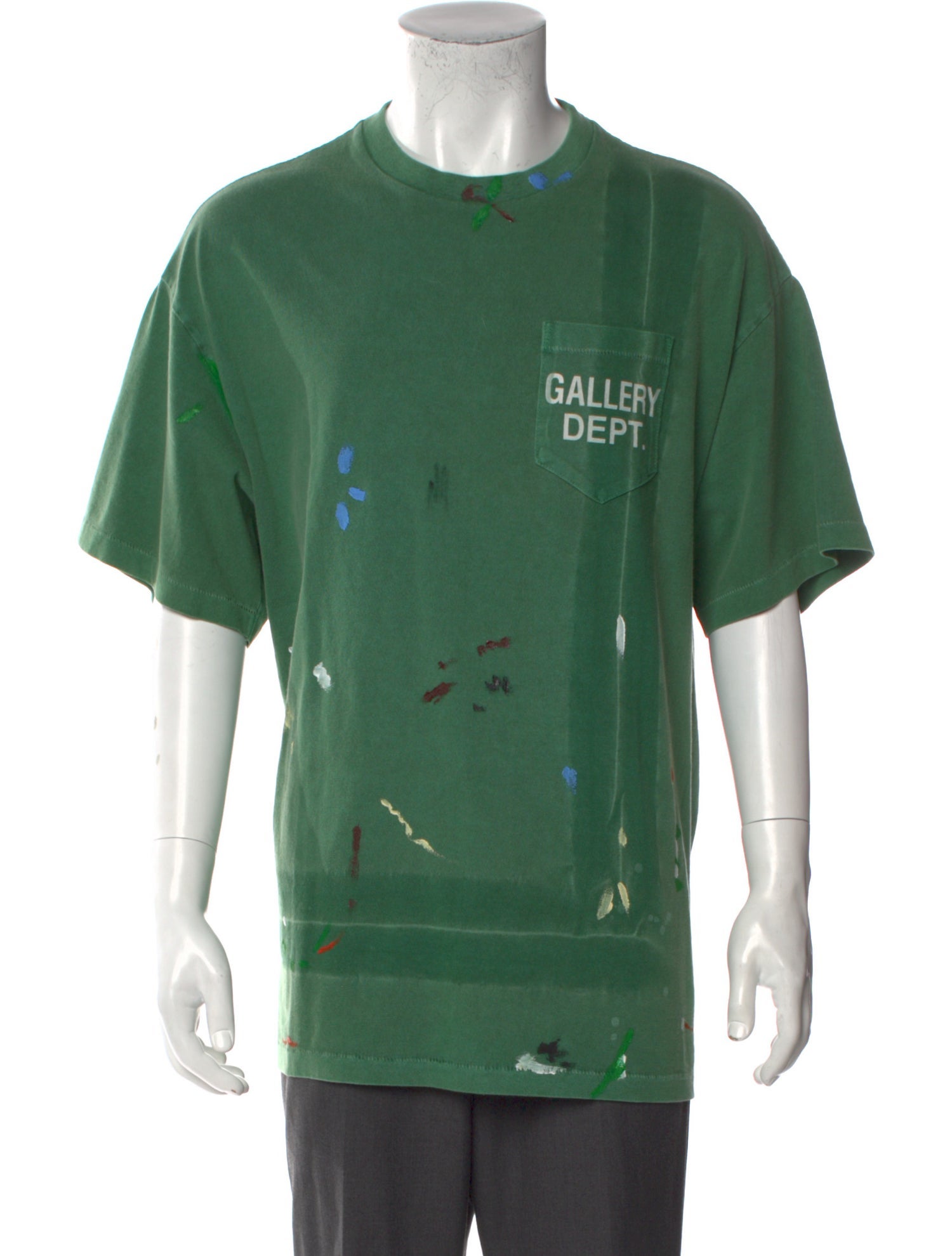 Gallery Dept. Logo Graphic Print T-Shirt w/ Tags - Green T-Shirts ...