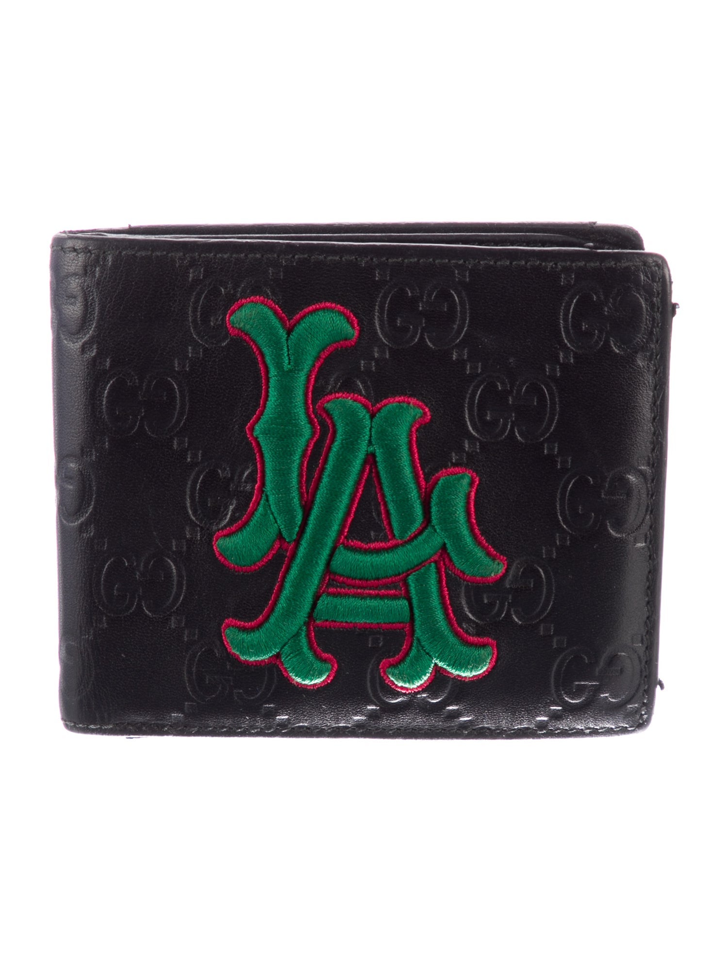 Gucci x MLB Leather Printed Bifold Wallet - Black Wallets, Accessories ...