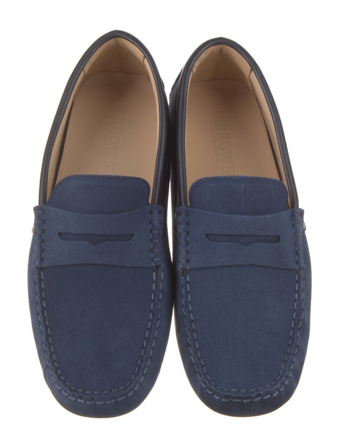 Bally Suede Colorblock Pattern Boat Shoes - Grey Loafers, Shoes ...