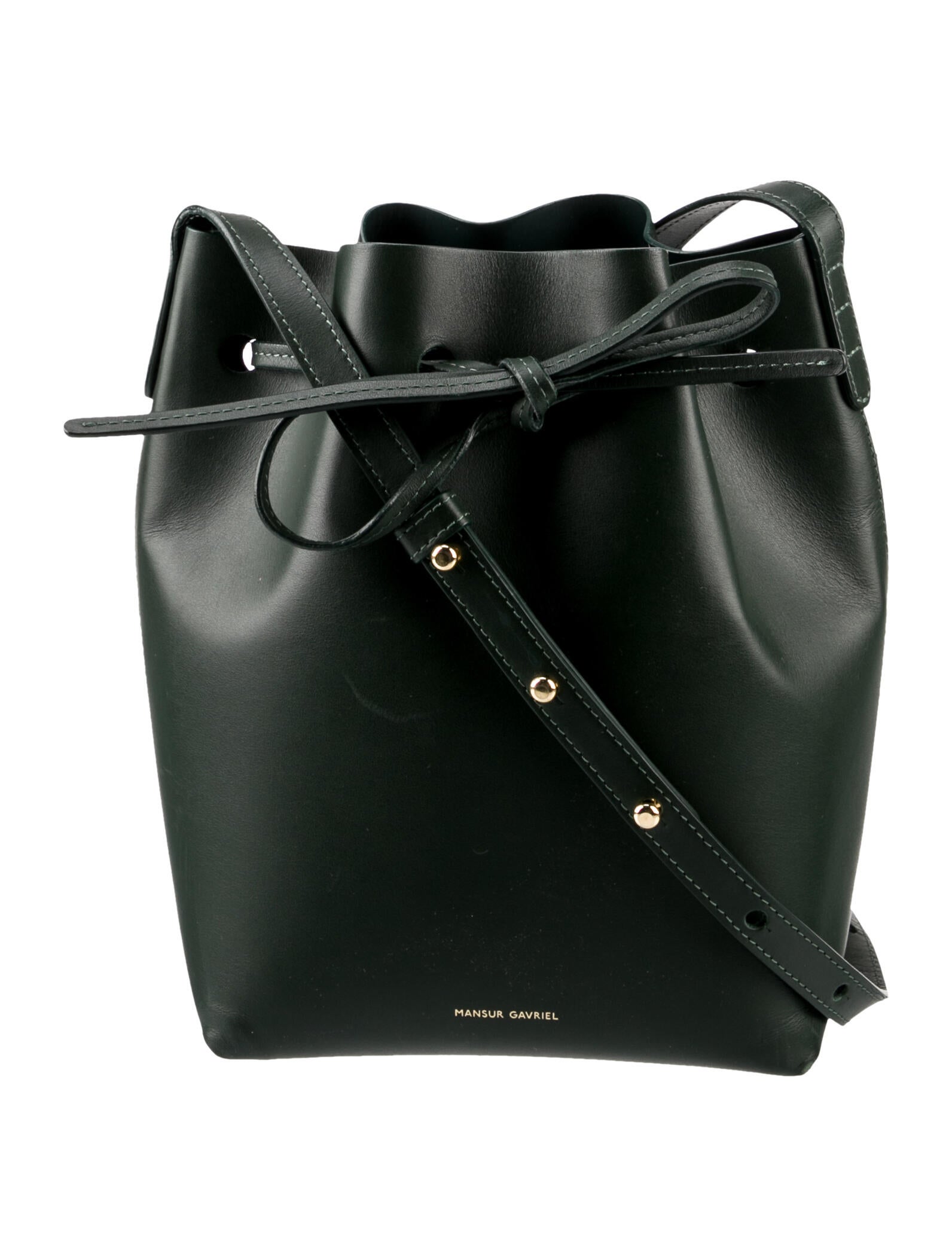 Longchamp Leather Bucket Bag - Brown Bucket Bags, Handbags - WL859453 ...