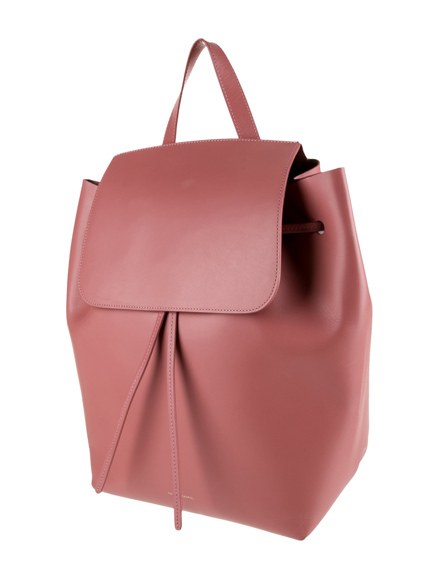 Mansur Gavriel Suede Lady Bag - Burgundy Satchels, Handbags - WGY22526 ...