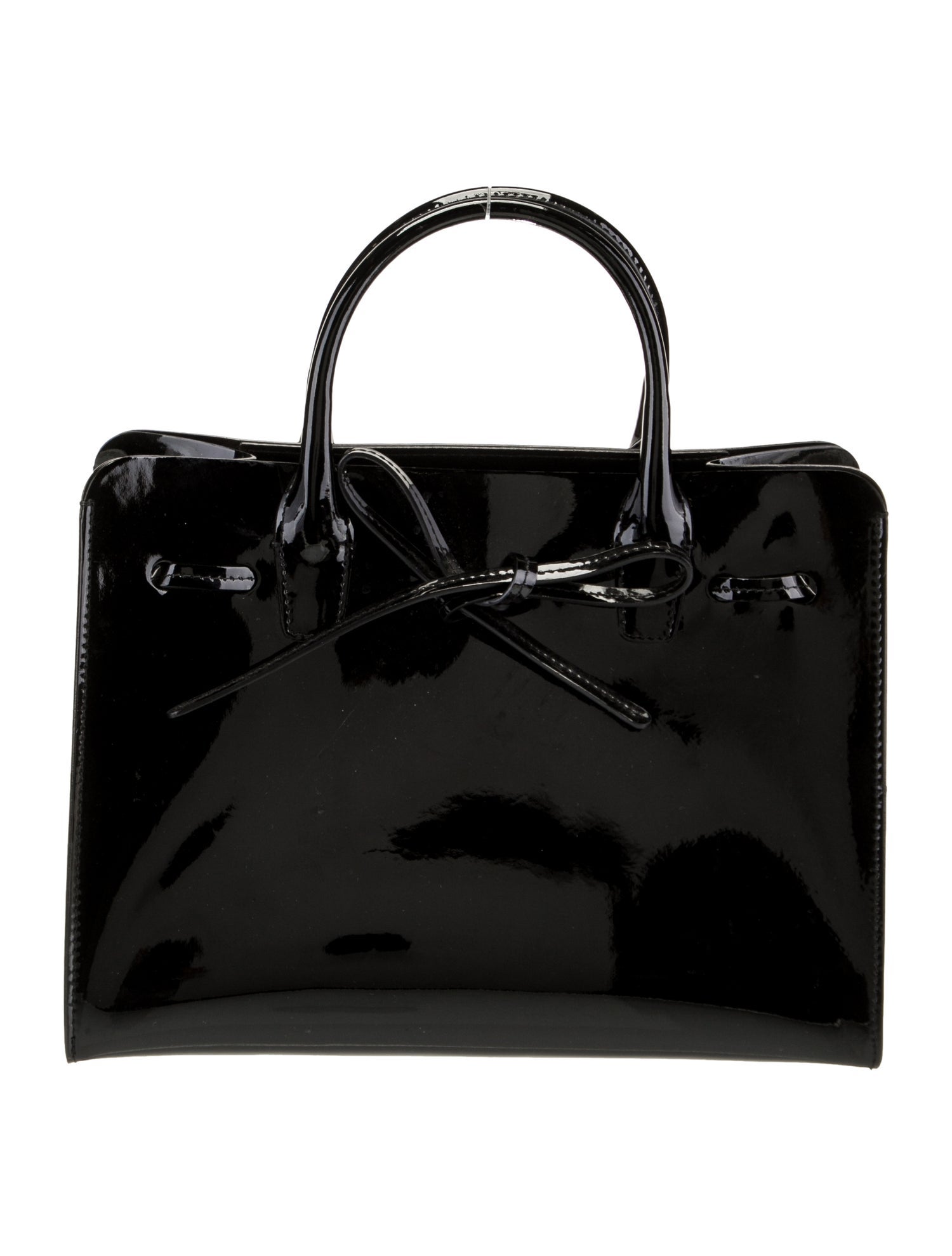 Mansur Gavriel Leather Briefcase - Black Totes, Handbags - WGY50053 ...