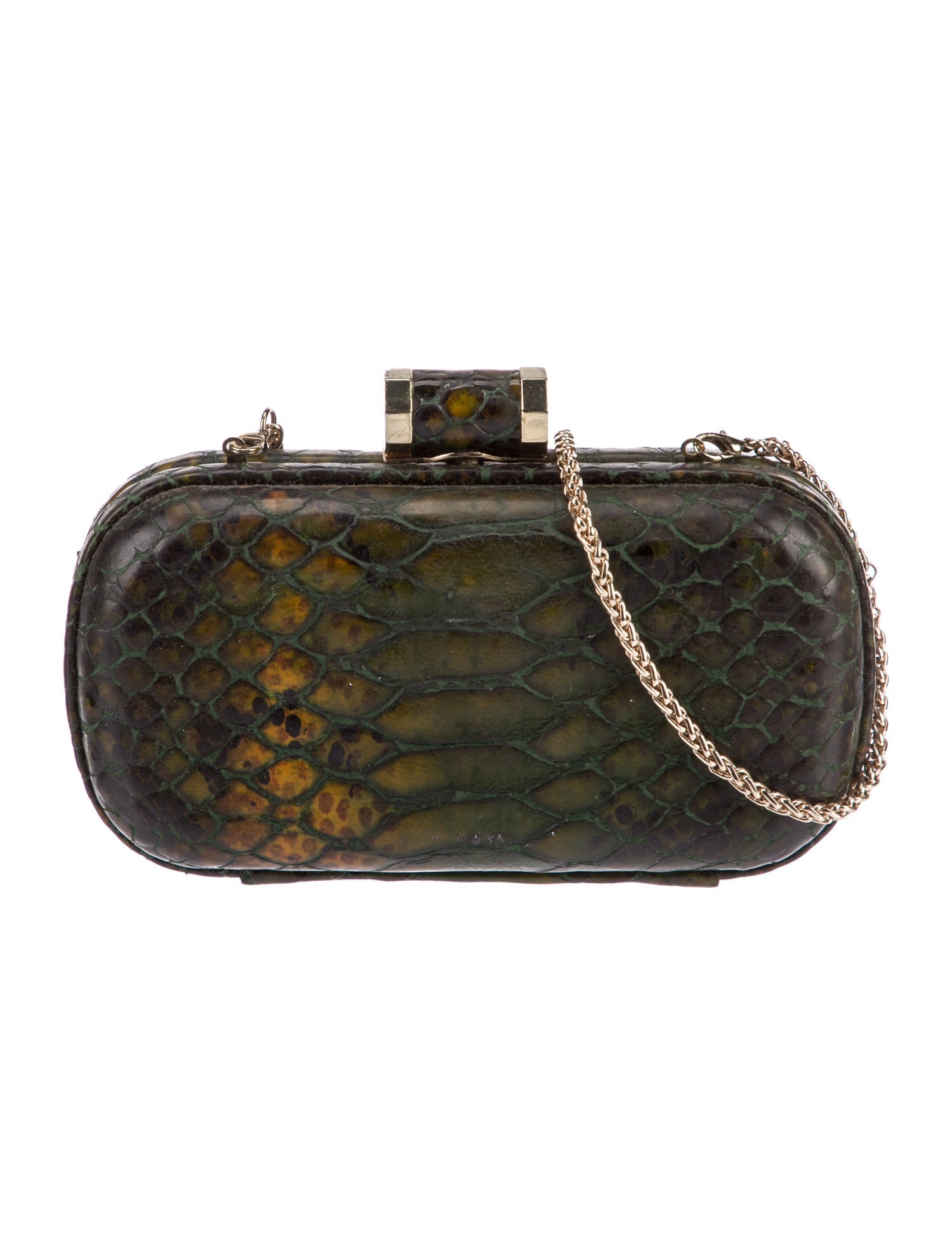 Halston Heritage Embossed Crossbody Bag - Green Crossbody Bags ...